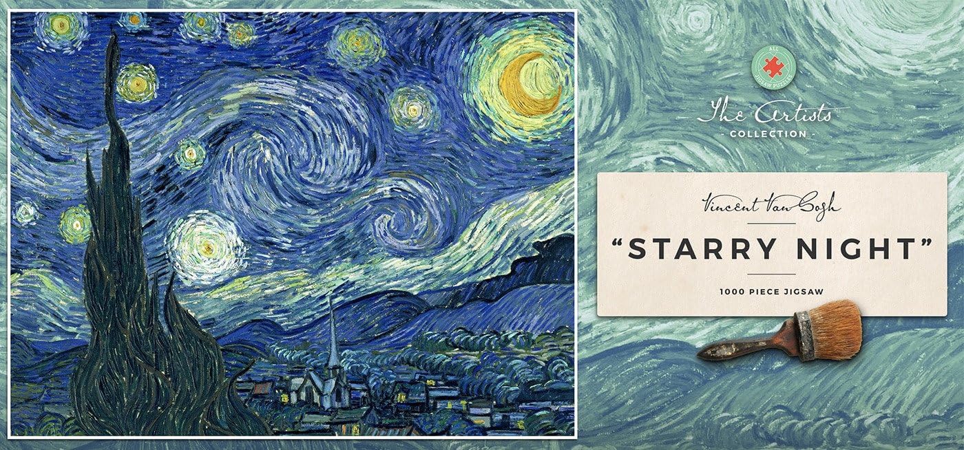Amazon.com: Starry Night Puzzle - 1000 Piece Puzzle Starry Night by ...