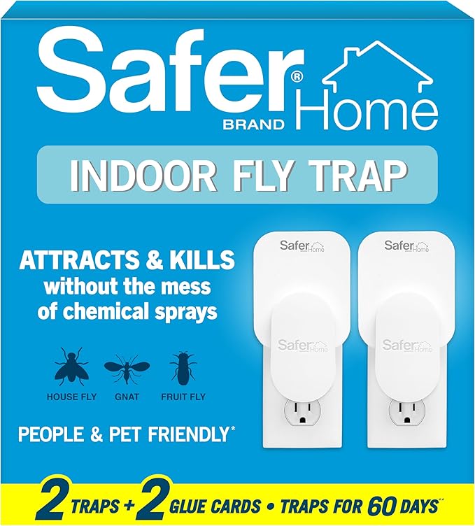 Amazon.com : Safer Home Indoor Plug-in Fly Trap - SH502-2SR - Effective ...