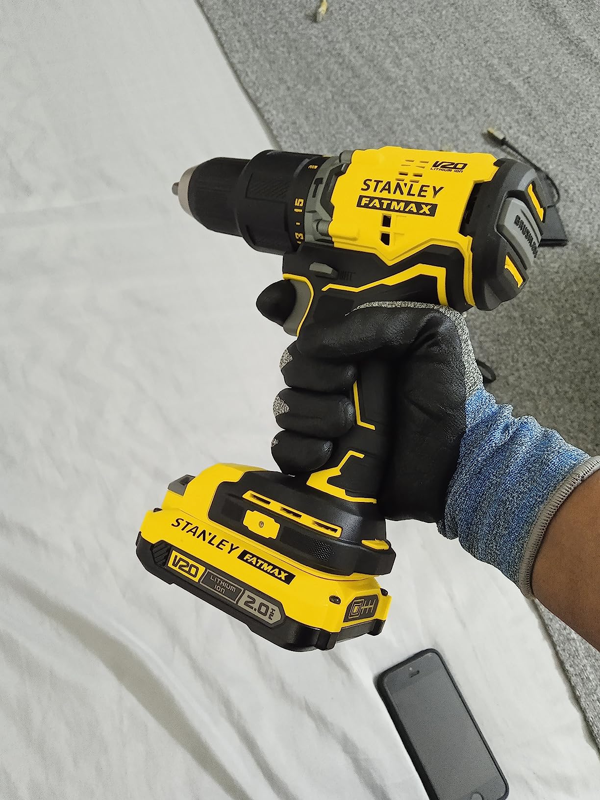STANLEY FATMAX SBD710D2K-B1 13 mm Cordless Brushless Drill Machine ...