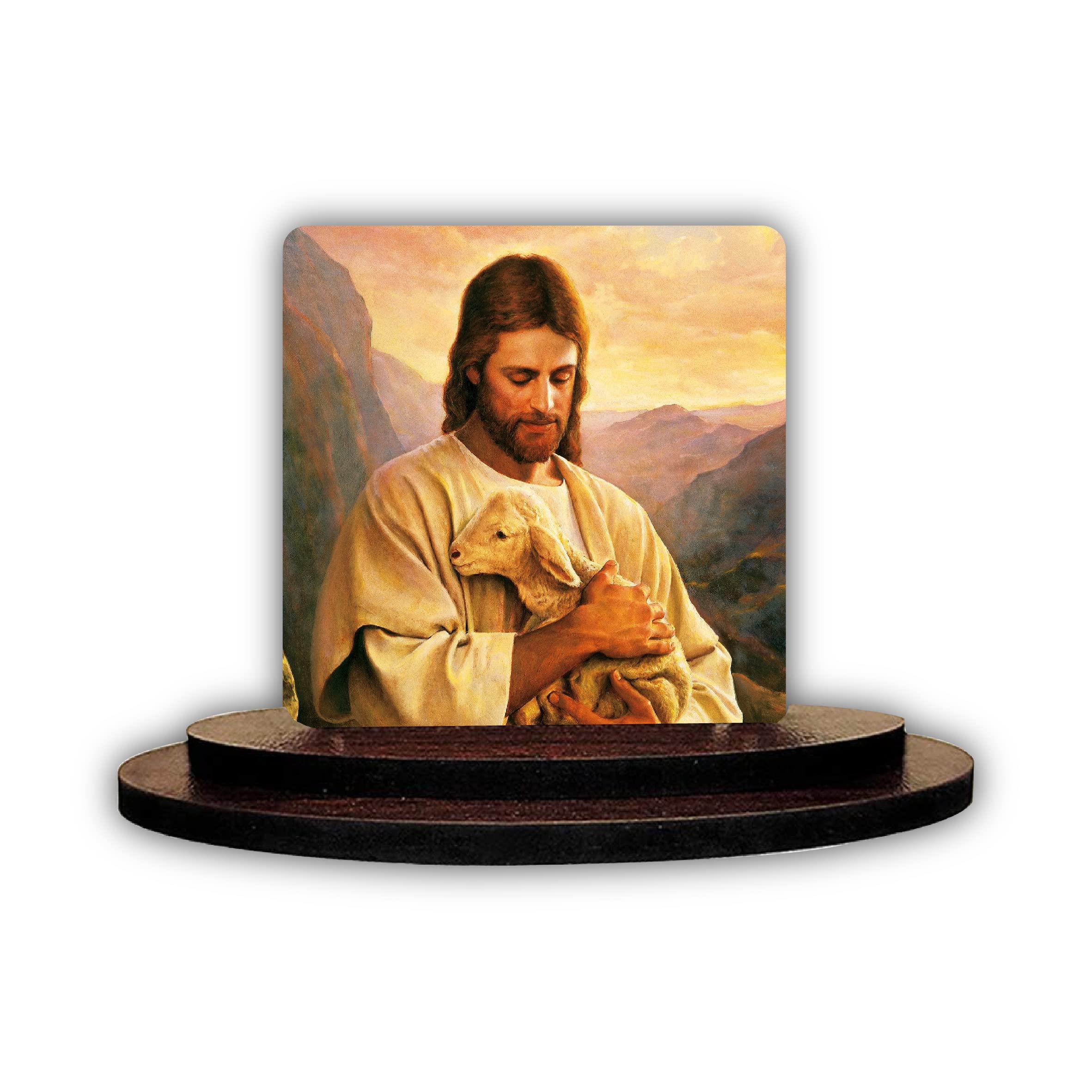 Buy SIGNOOGLE Jesus Christ God Printed Car Dashboard Statue Accessories ...