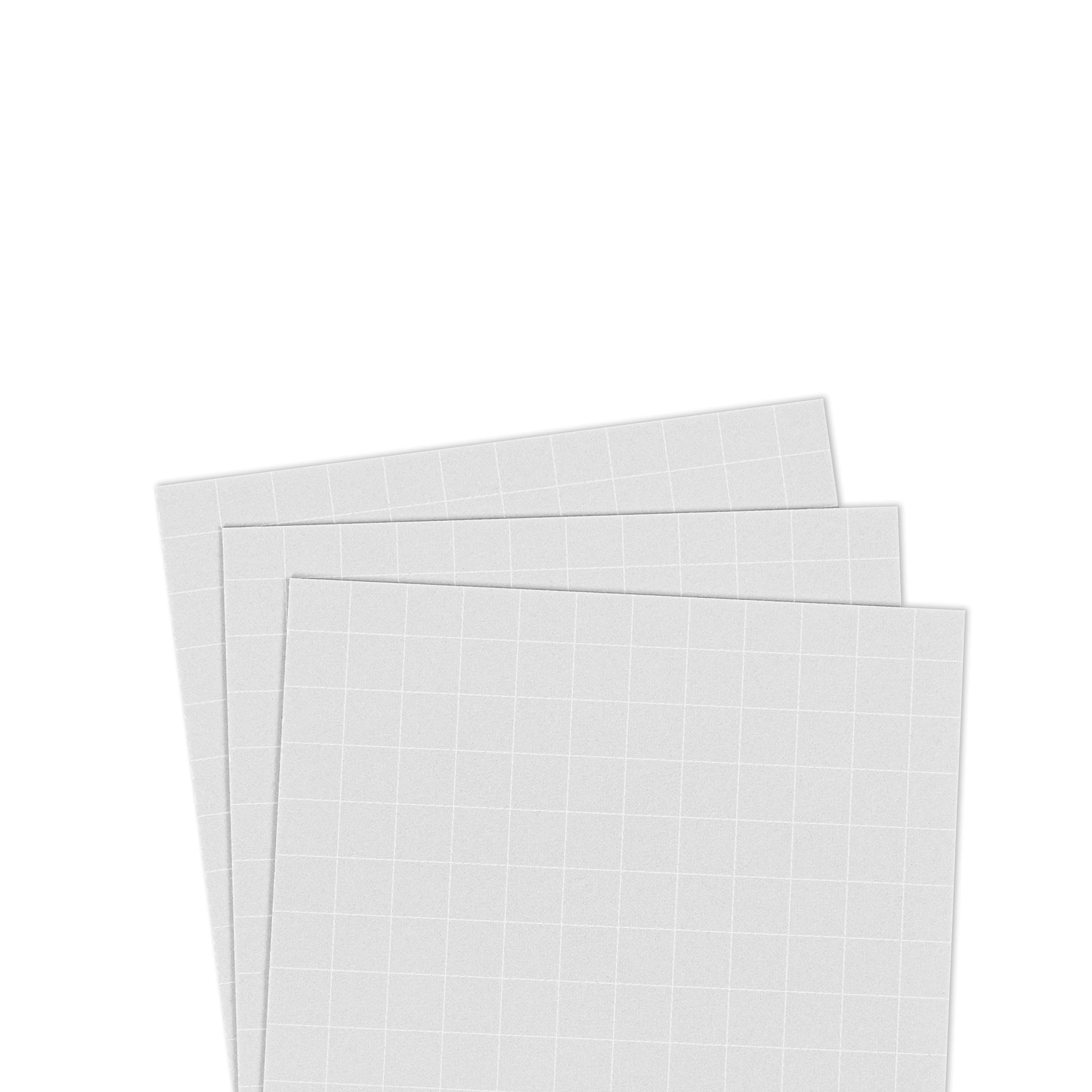 Snapklik.com : Home Advantage Double Sided Gray Grid Index Cards, White ...