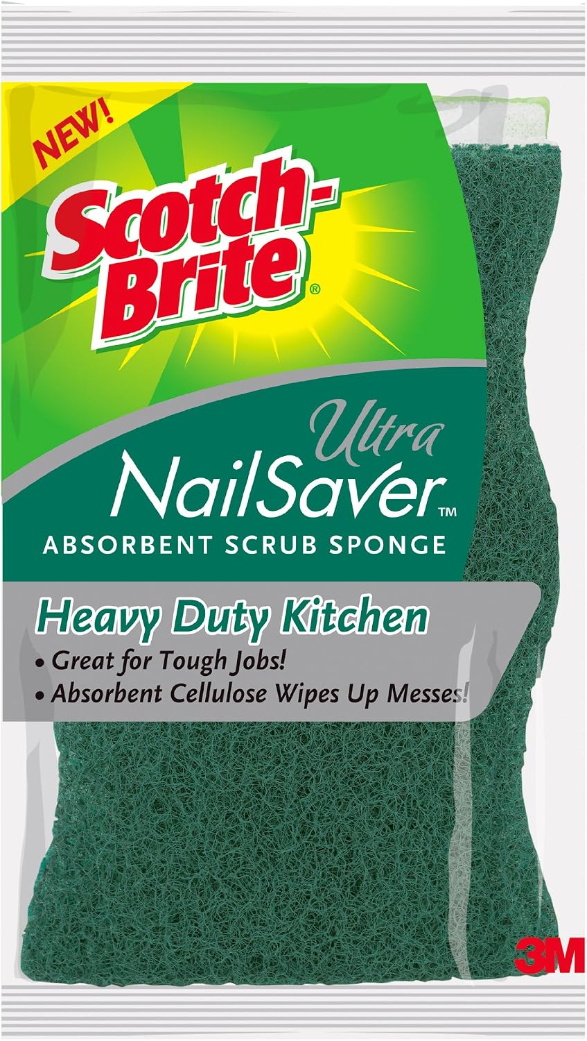 Amazon.com: 3M 3M Scotch-Brite Ultra NailSaver U-1001 Heavy Duty ...