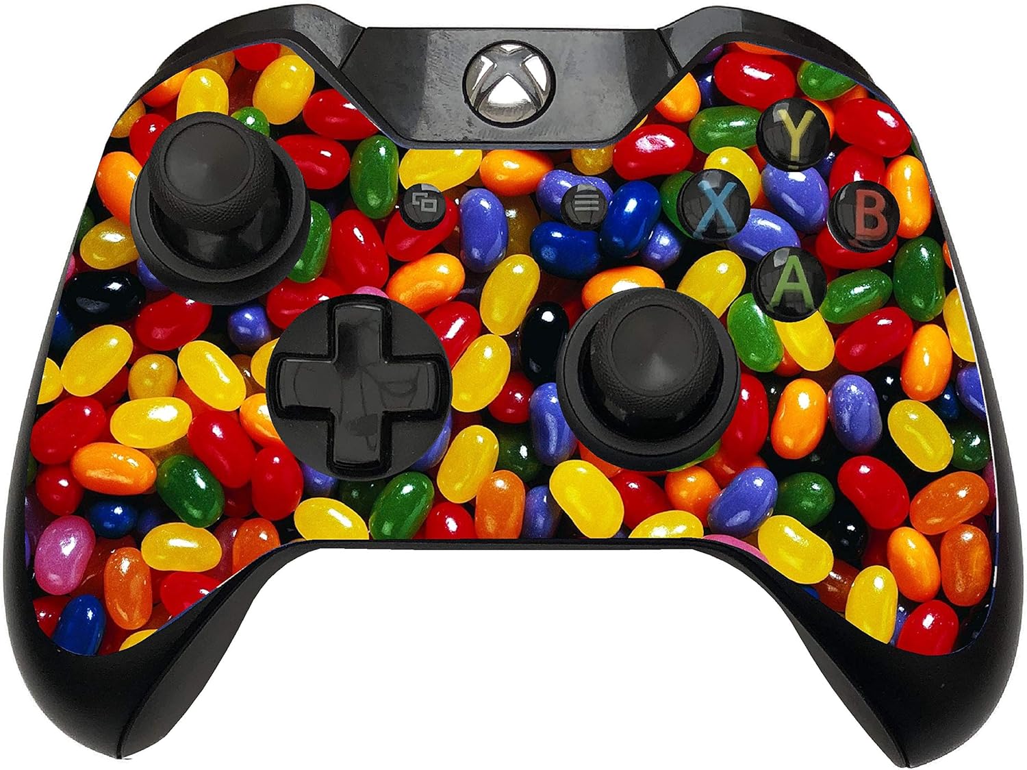 2 x Jelly Beans Sweets Candy Vinyl Sticker Skin Wraps to fit Xbox One/S ...
