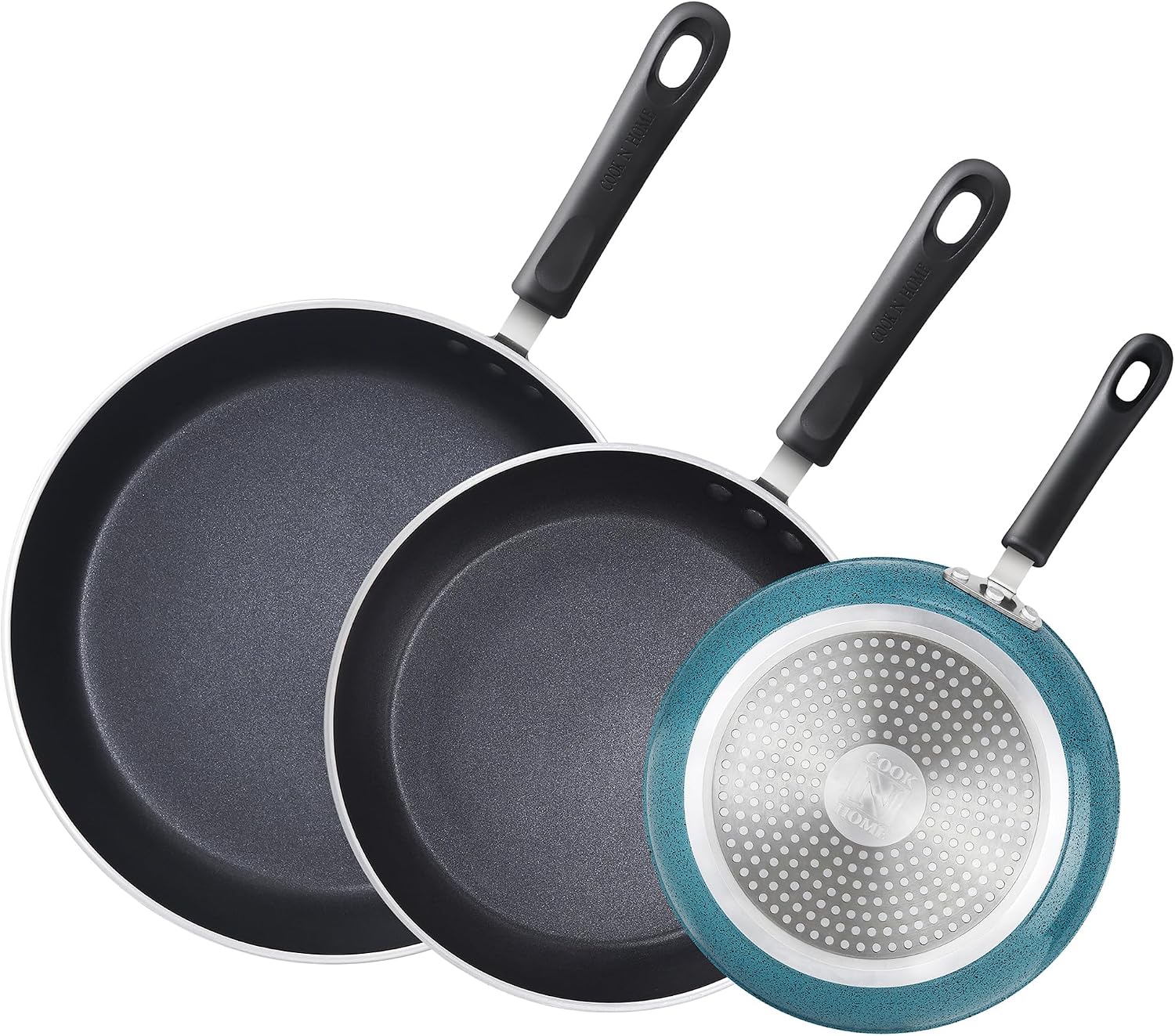 Nonstick Saute Fry Pan Set with Stay Cool Handle, Nepal | Ubuy