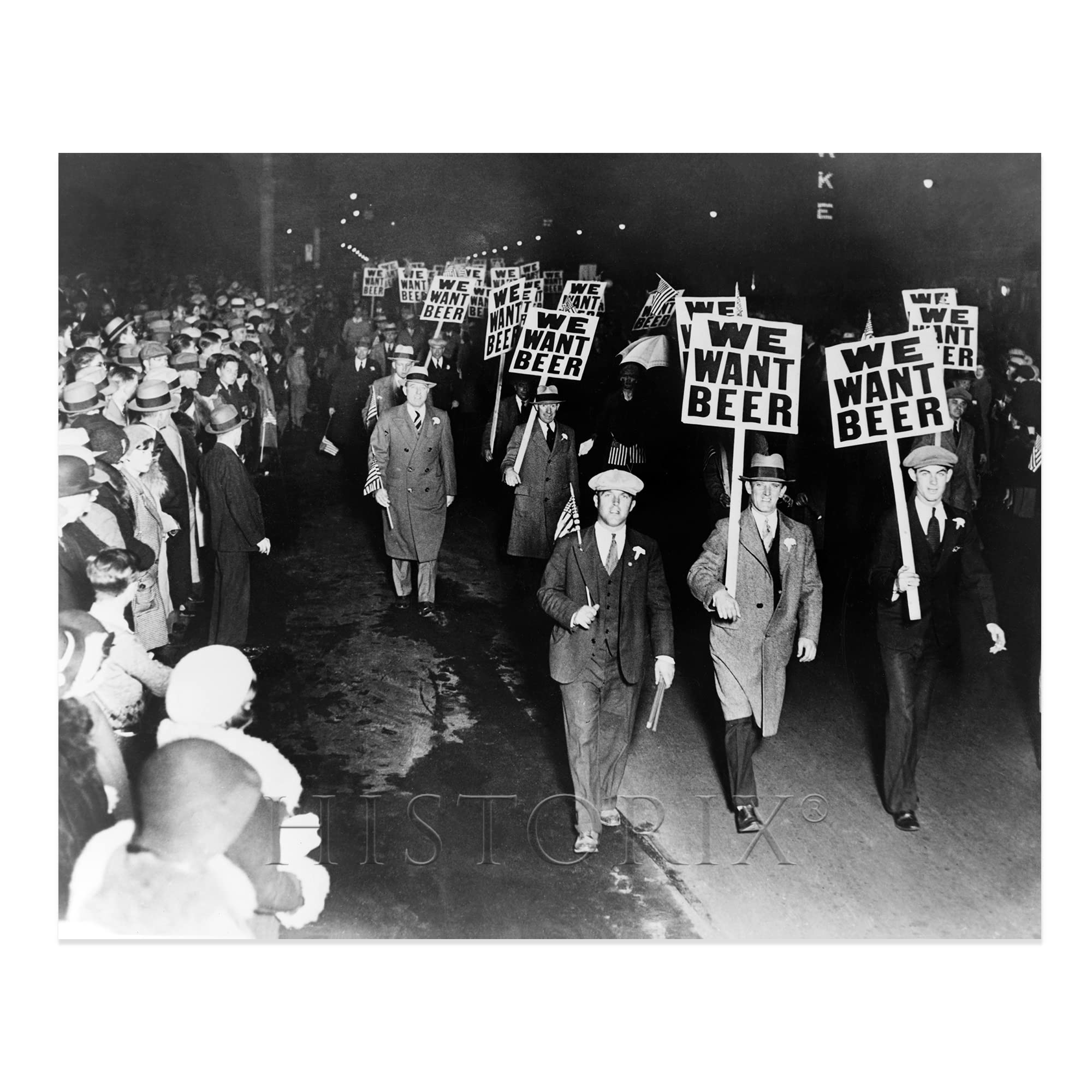 Amazon.com: HISTORIX Vintage 1931 Labor Union Anti Prohibition Protest ...