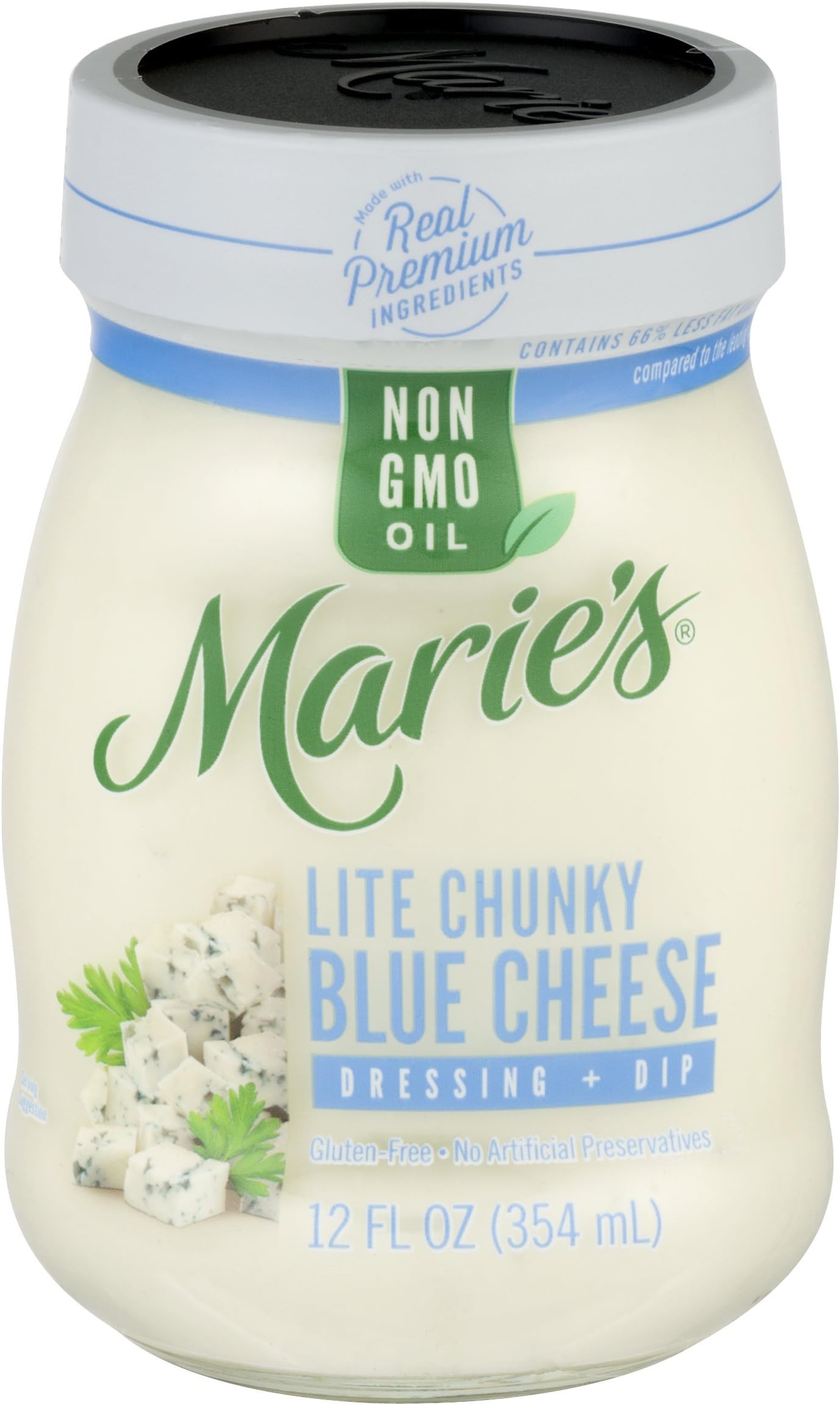 Amazon.com: Marie's, Lite Blue Cheese Dressing, 12 oz : Grocery ...