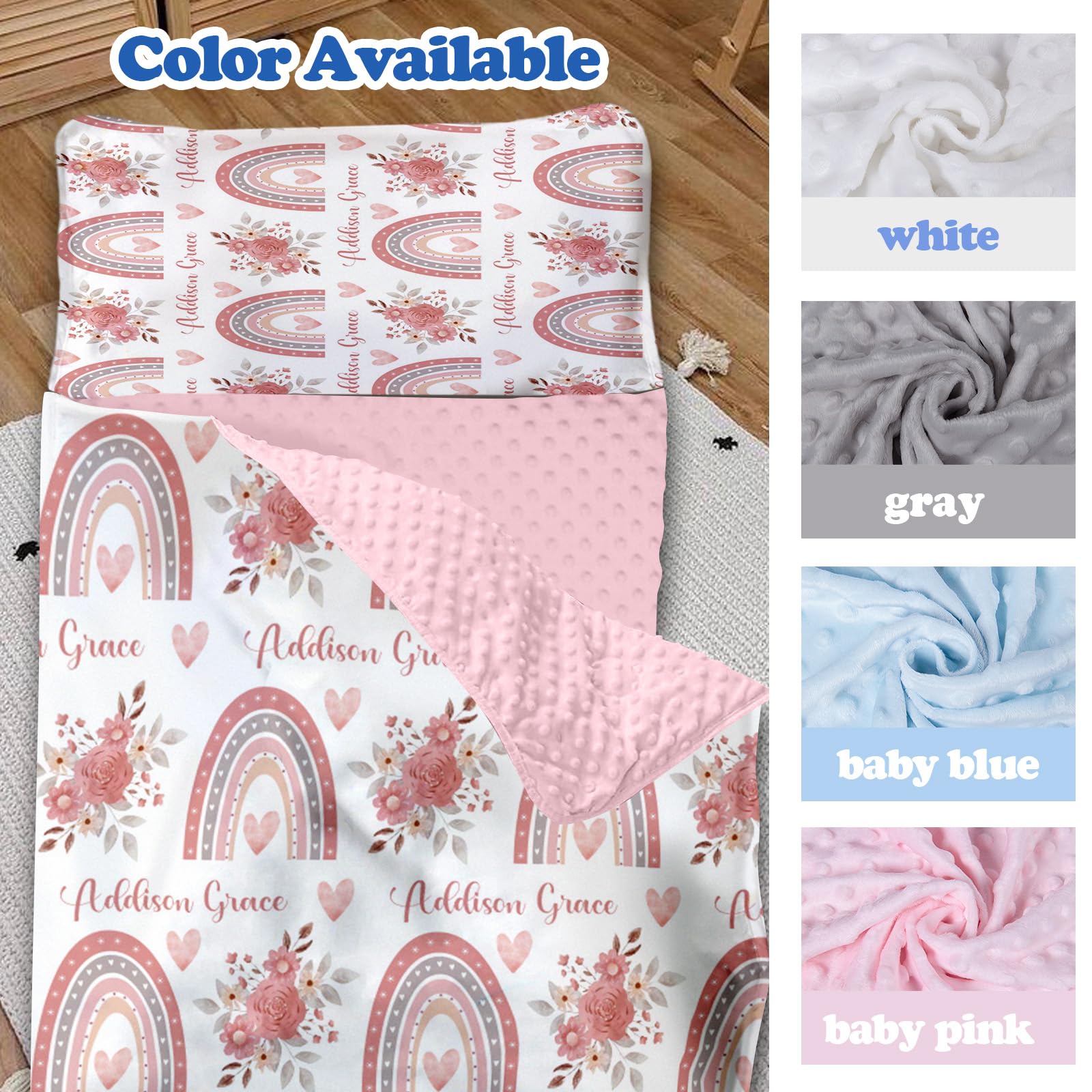 Roll Up Nap Mat Custom Name Toddler Nap Mat With Pillow & Blanket ...