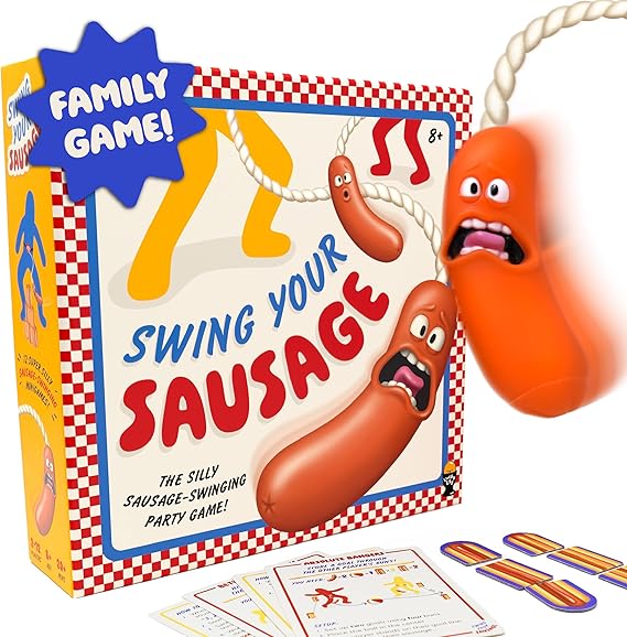 Amazon.com: Lucky Egg Swing Your Sausage - Fun Family Party Games for ...