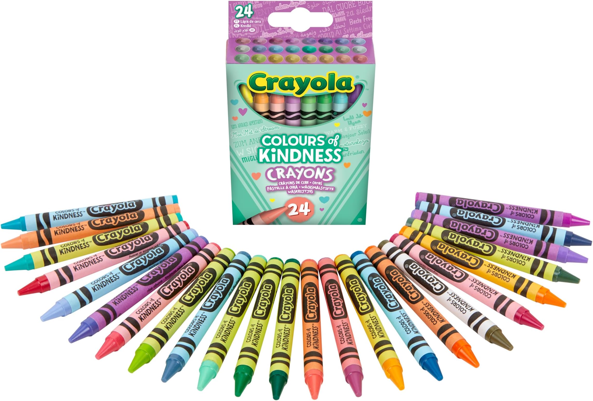 Crayola Confetti Crayons, Multi Color Crayons, Kids Coloring Supplies ...