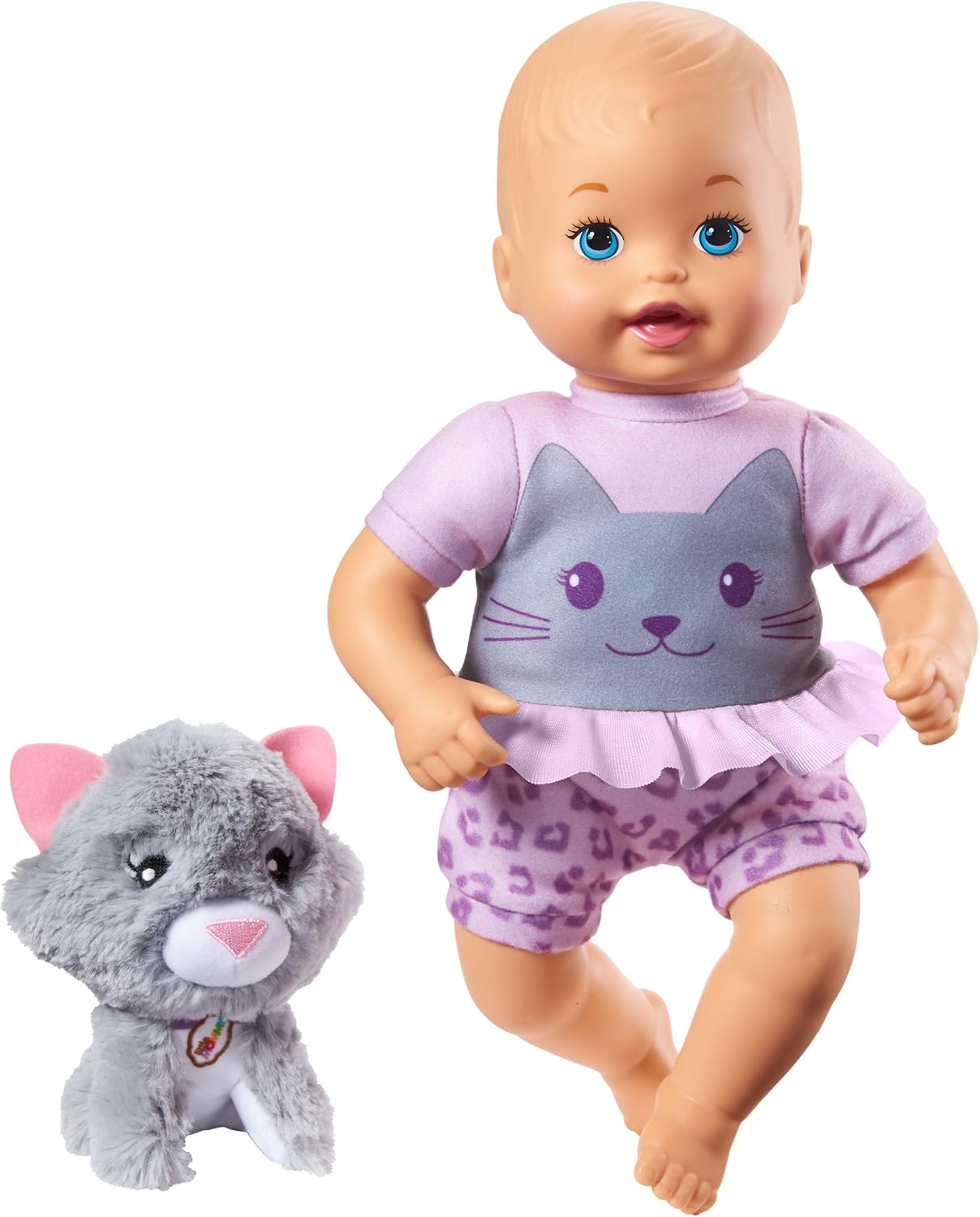 Amazon.com: Little Mommy Cuddle and Care Doll & Kitty : Toys & Games