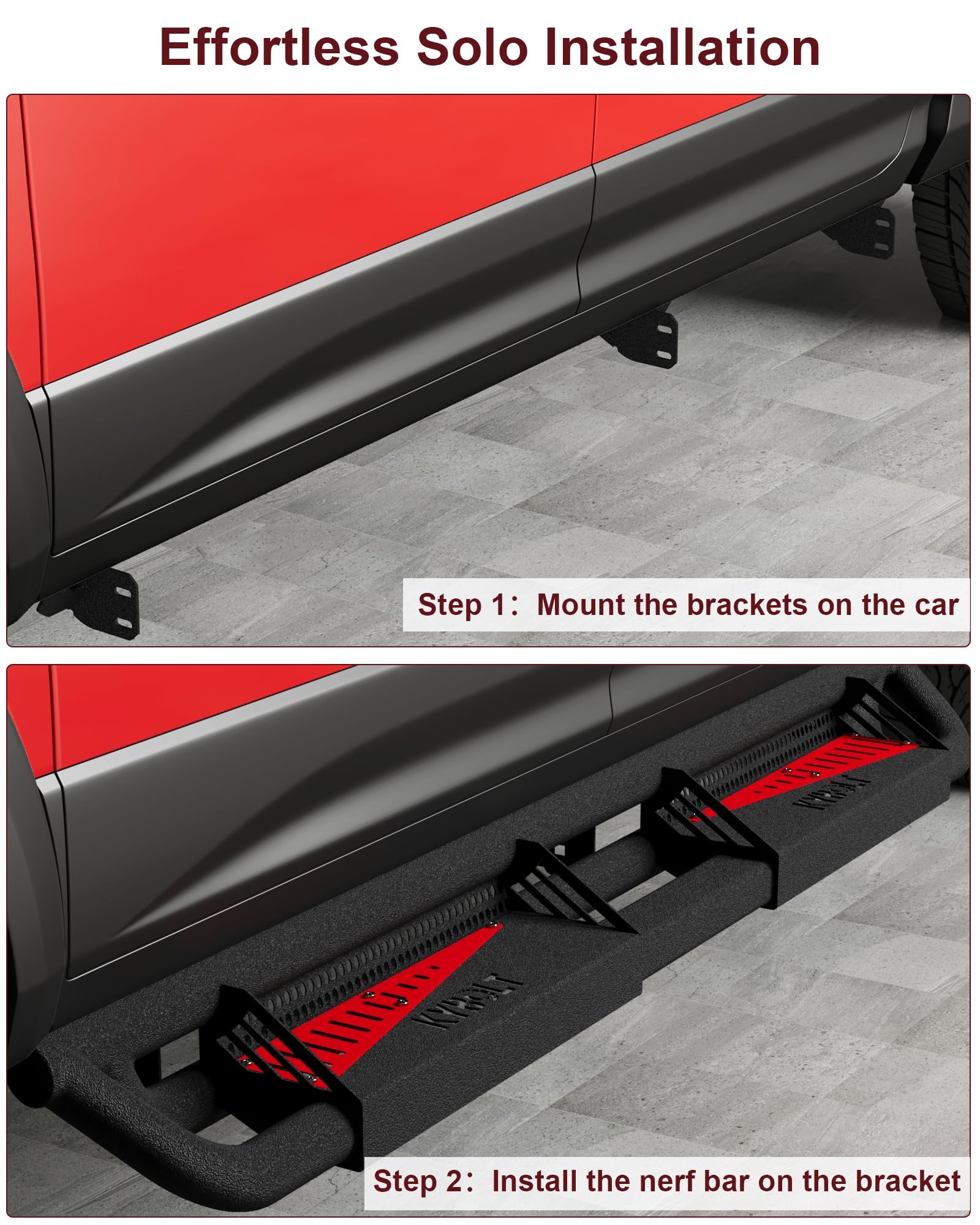 Snapklik.com : KYBOLT Running Boards Compatible