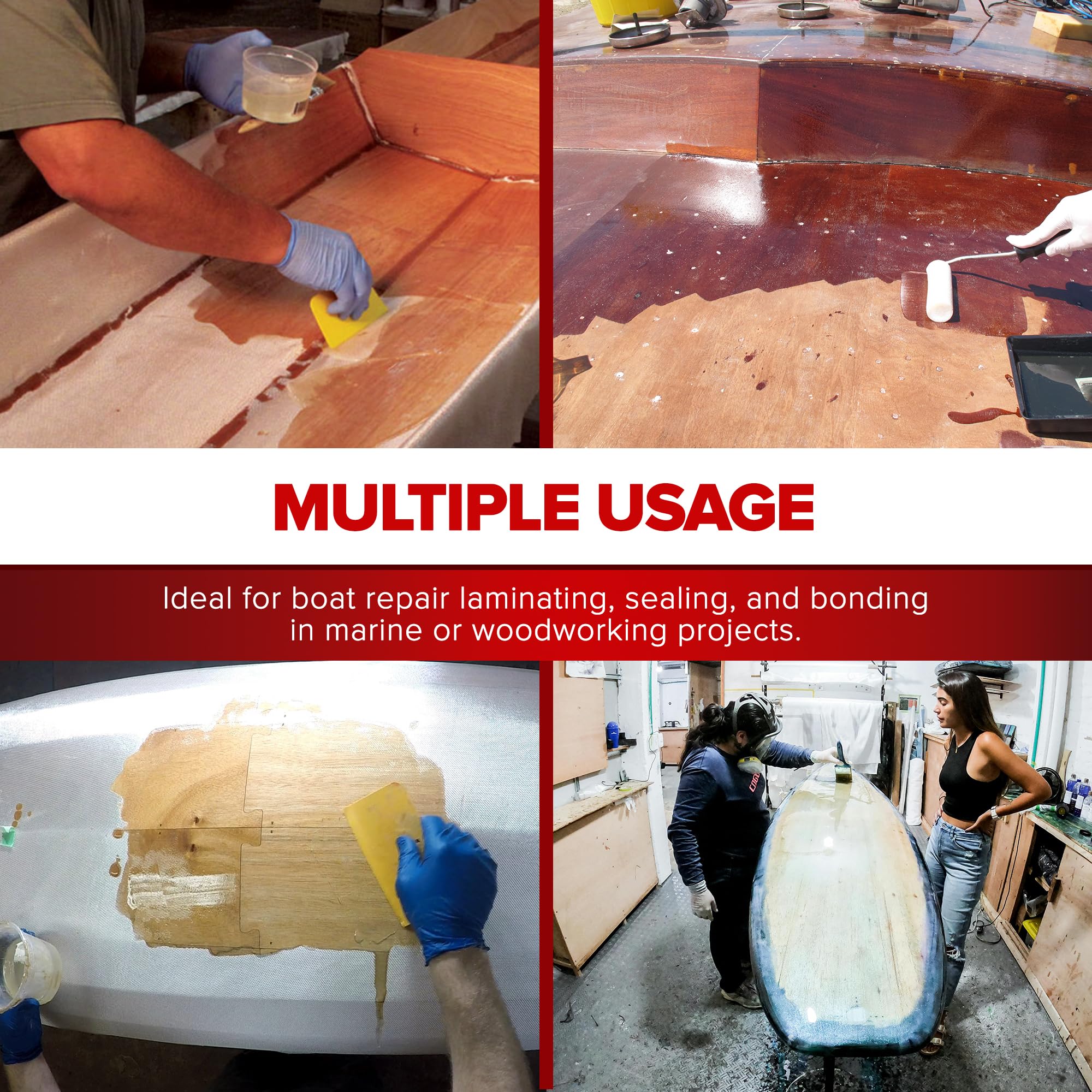 Snapklik.com : MAS Epoxies Marine Epoxy Resin Kit (1.5-Quart, Fast) 2:1 ...