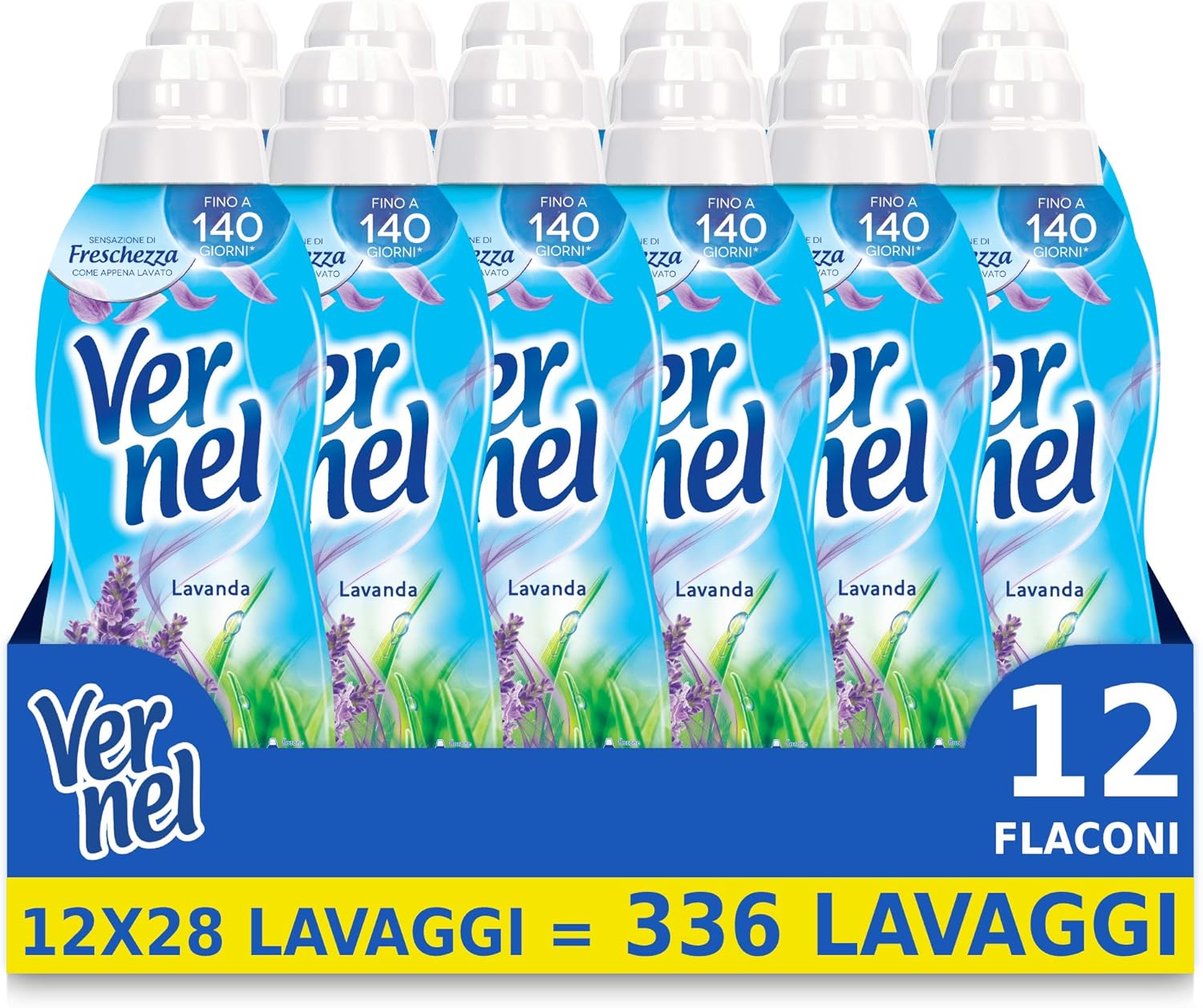 Vernel Lavanda Ammorbidente Lavatrice Concentrato Profumato, Intensa ...