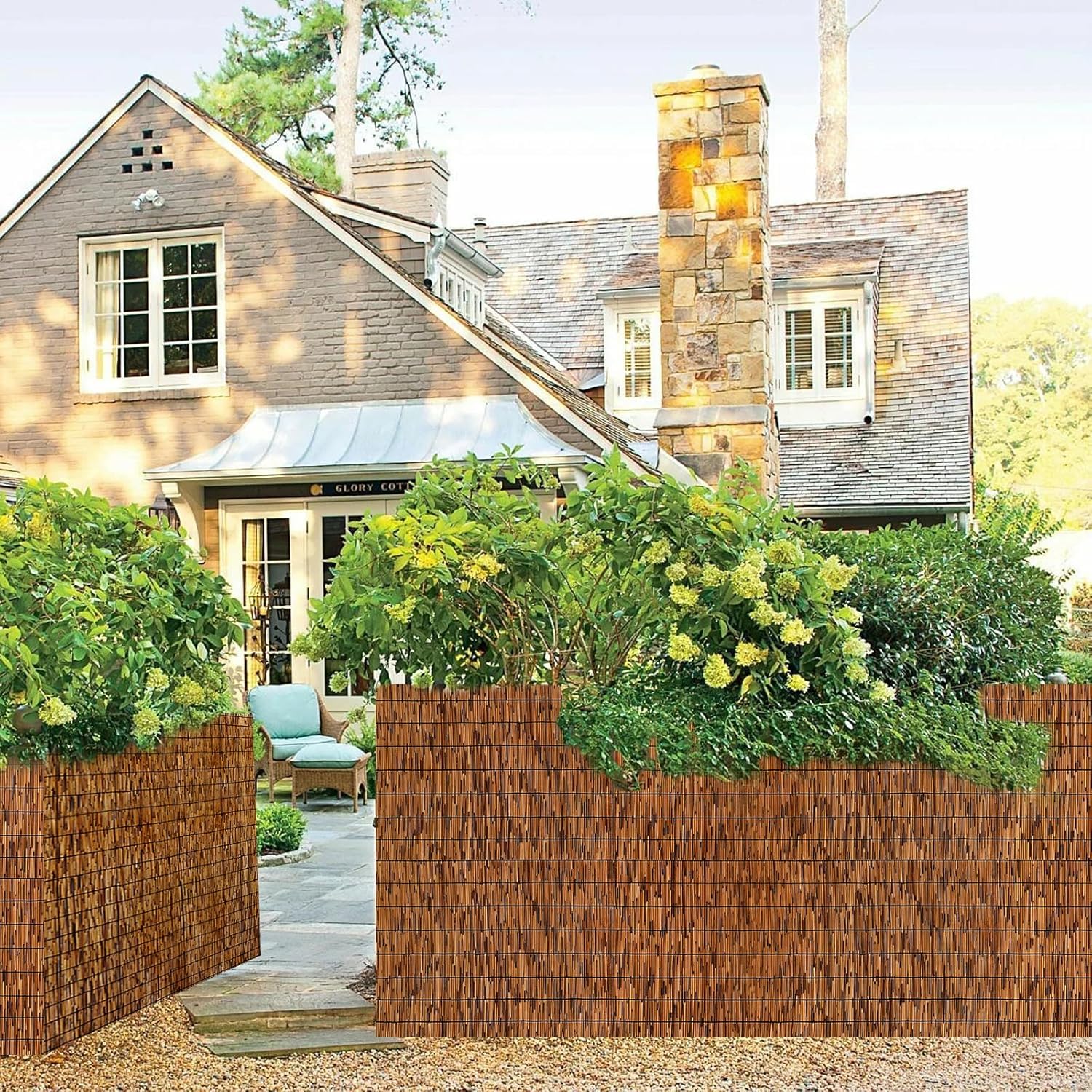 Amazon.com : MOOKNAT Reed Bamboo Screen Fencing,4FT X 16.4FT Natural ...