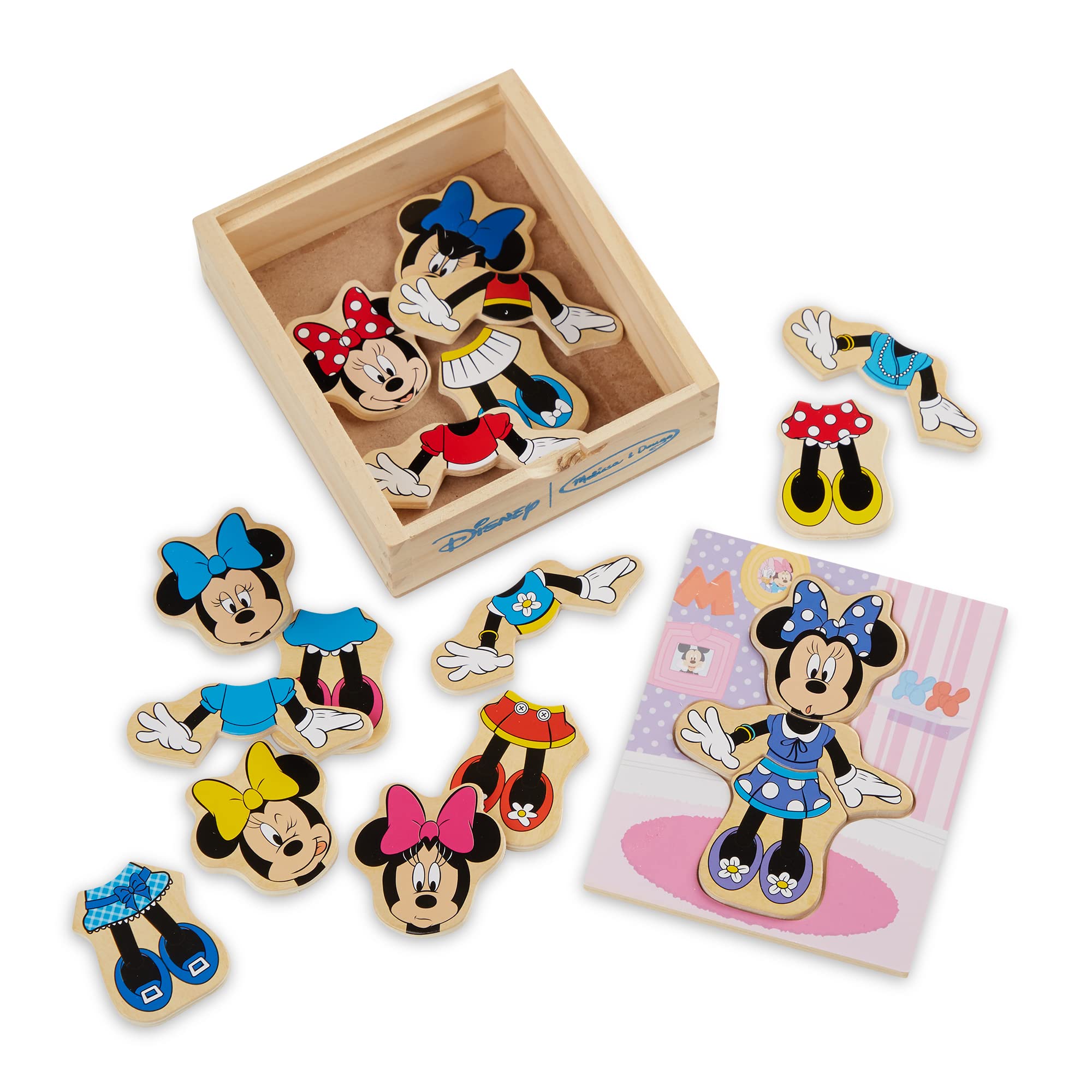 Buy Melissa & Doug Disney Minnie Mouse Mix and Match Dress-Up Wooden ...