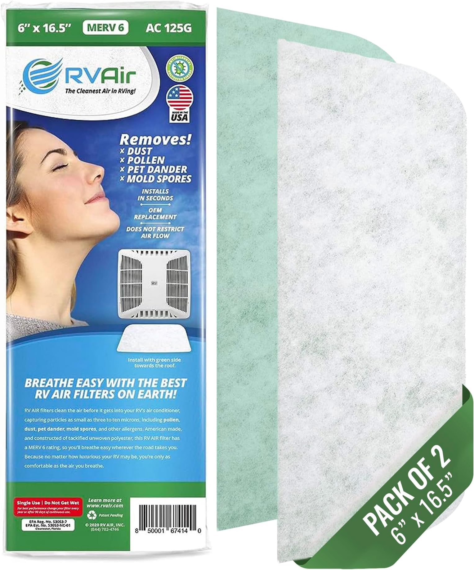 Amazon.com: RV Air AC Filter - Air Conditioner Replacement Filters - RV ...