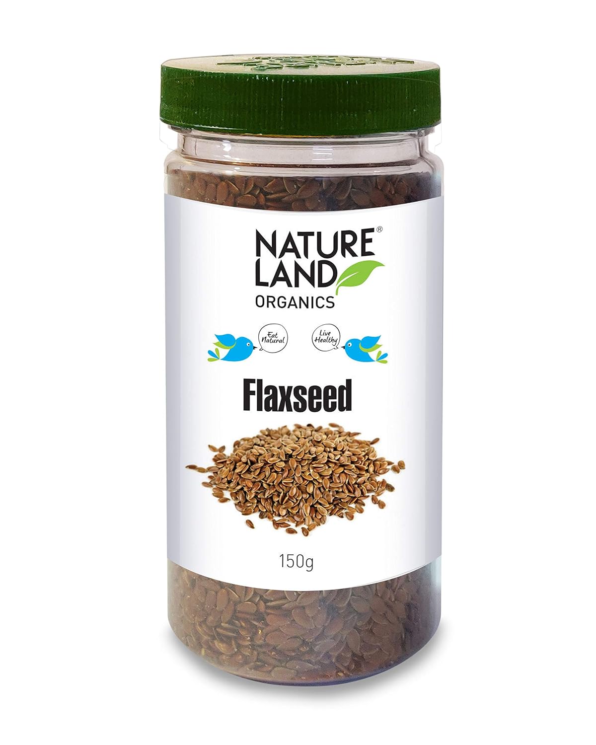 Natureland Organics Flaxseed Raw 150 gm (Pack of 5) : Amazon.in ...
