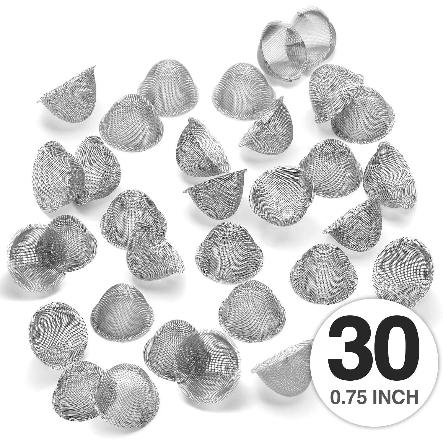 Snapklik.com : Pipe Screens 3/4 Inch 0.75 Inch 30 Pieces Adjustable ...