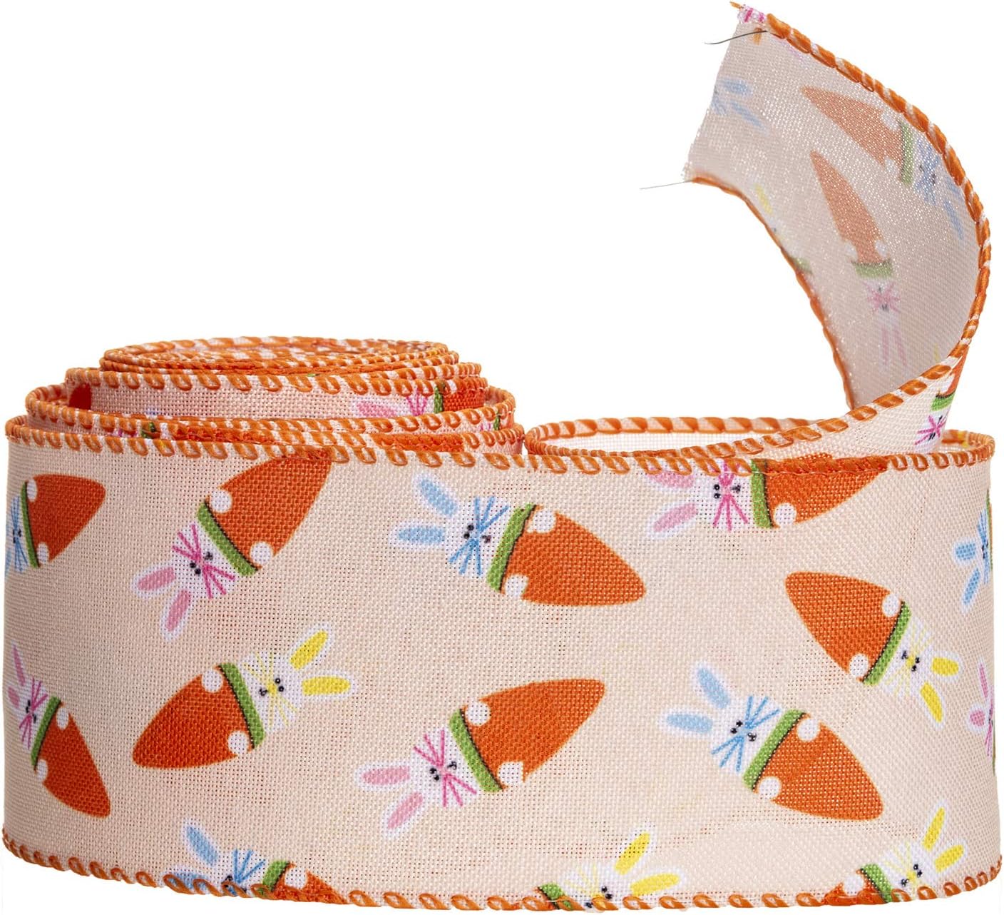 Amazon.com: Hying 2 Rolls Summer Slipper Ribbons Wired for Wreath Bows ...