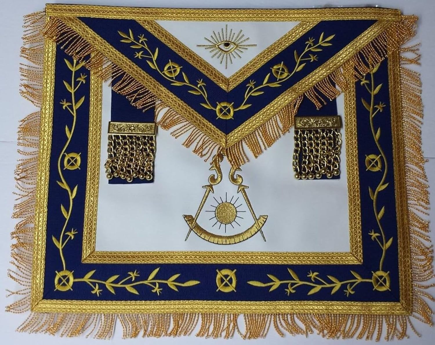 Amazon.com: SialkotCrafts Masonic Apron-Embroidered Past Master Apron ...