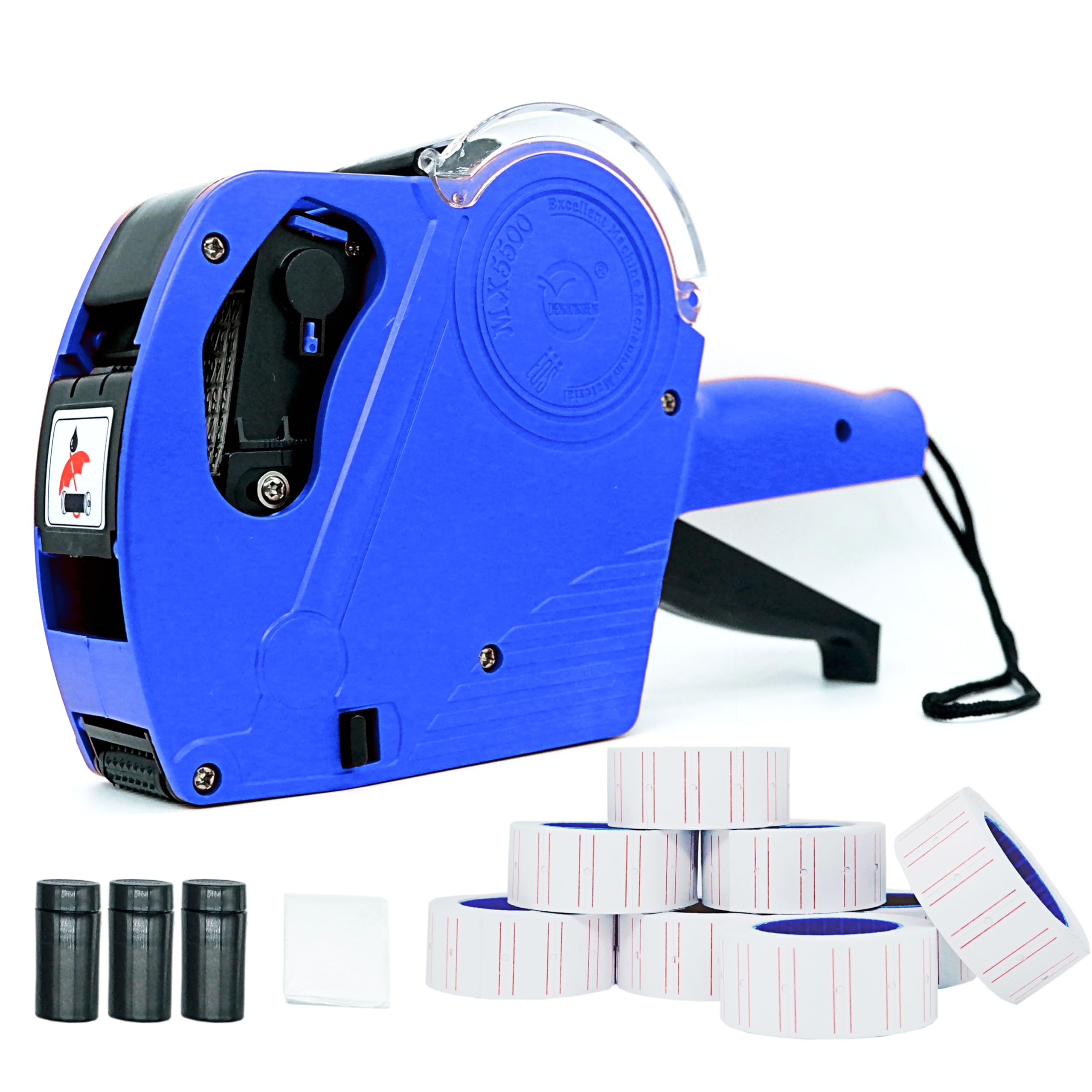 Amazon.com : Officeva 8 Digits Price Tag Gun MX5500 Price Label Maker ...