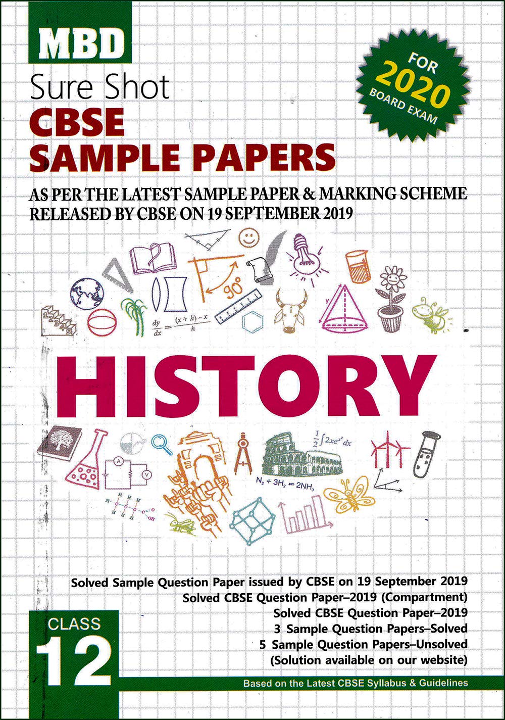 Mbd Sure Shot Cbse Sample Papers History Class-12 : MBD: Amazon.in: Books