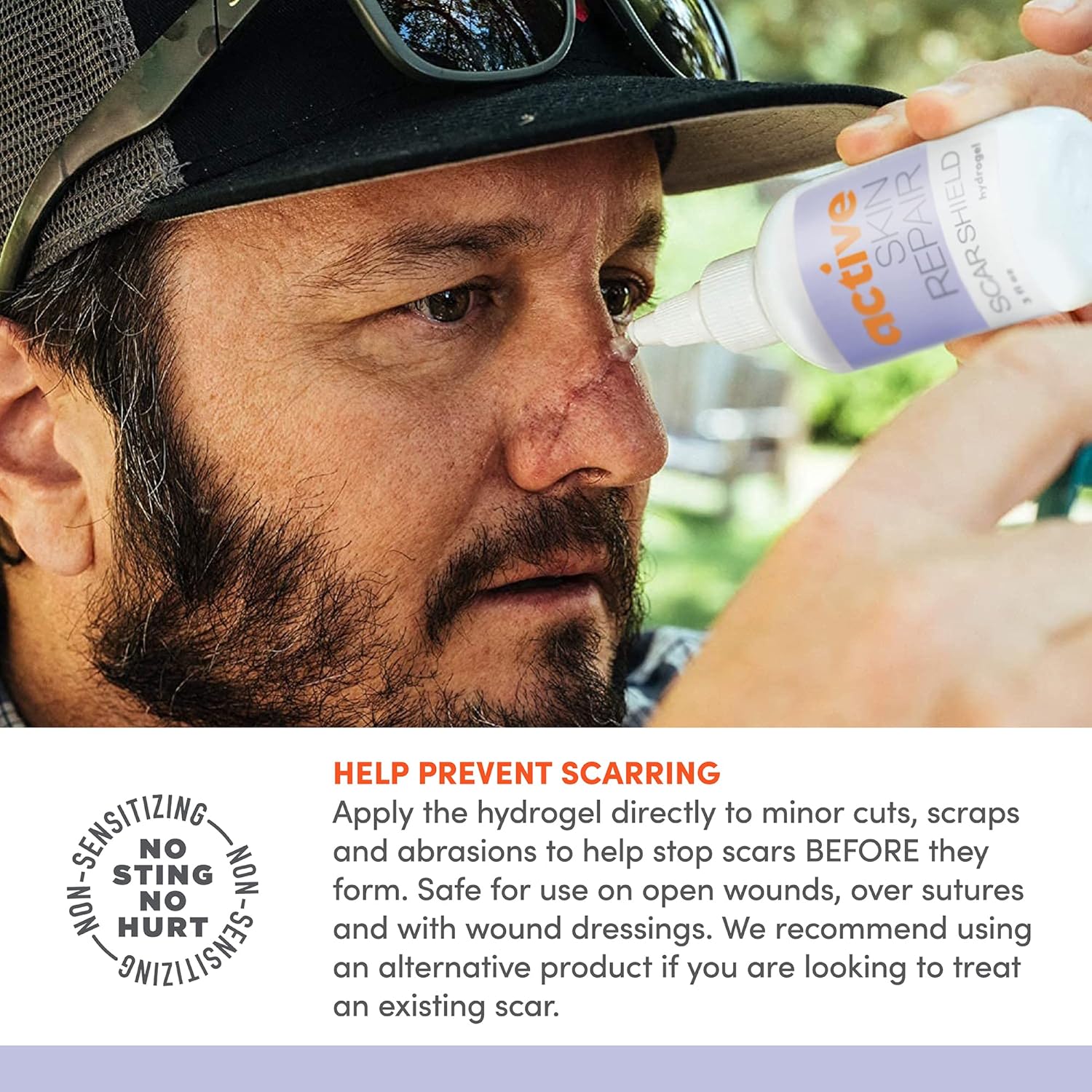 Buy Active Skin Repair First Aid Scar Shield Hydrogel - Scar Treatment ...