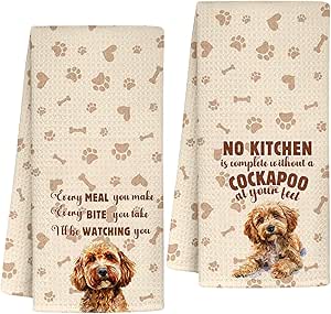 INNObeta Cockapoo Gifts Kitchen Towel 2 Pack, Hand Towel Gifts for ...