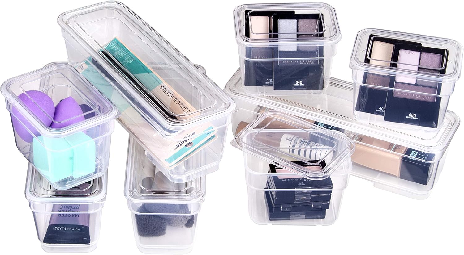 Amazon.com: AB Designs Mixed Bin Pack, [4] Long & [4] Small Home ...