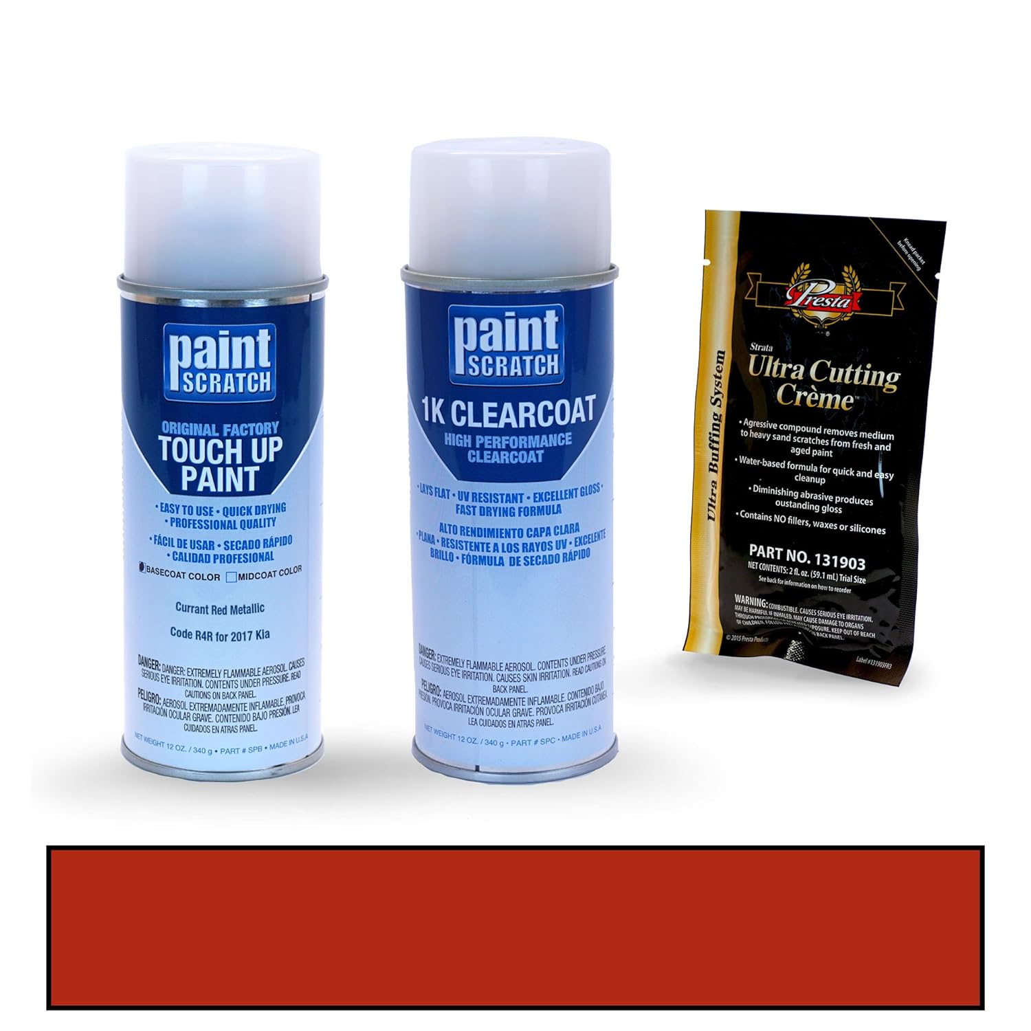 PAINTSCRATCH Currant Red Metallic R4R for 2017 Kia Forte - Touch Up ...