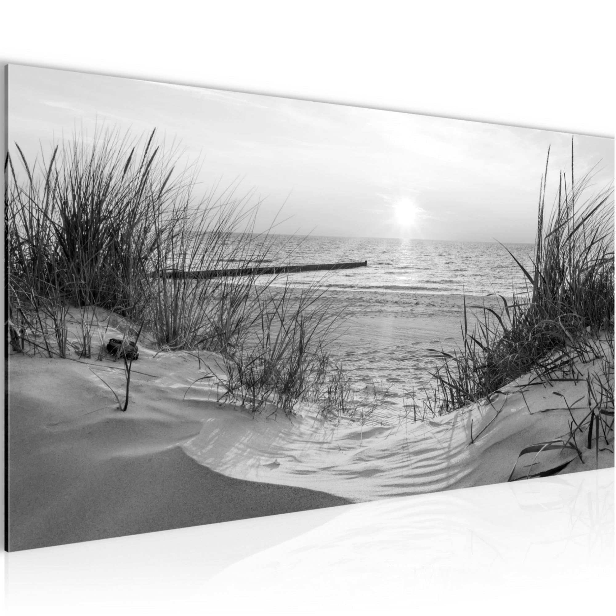Plage Noir Et Blanc