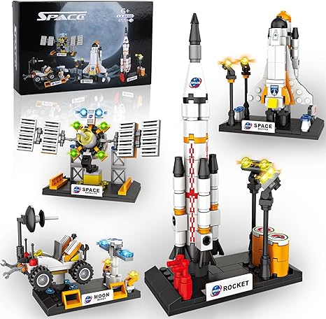 Amazon.com: Space Exploration Shuttle Toys for Boys, STEM Aerospace ...