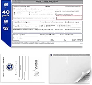 Amazon.com: Authorized Inspector DOT FMCSA Non-Foldable Medical ...