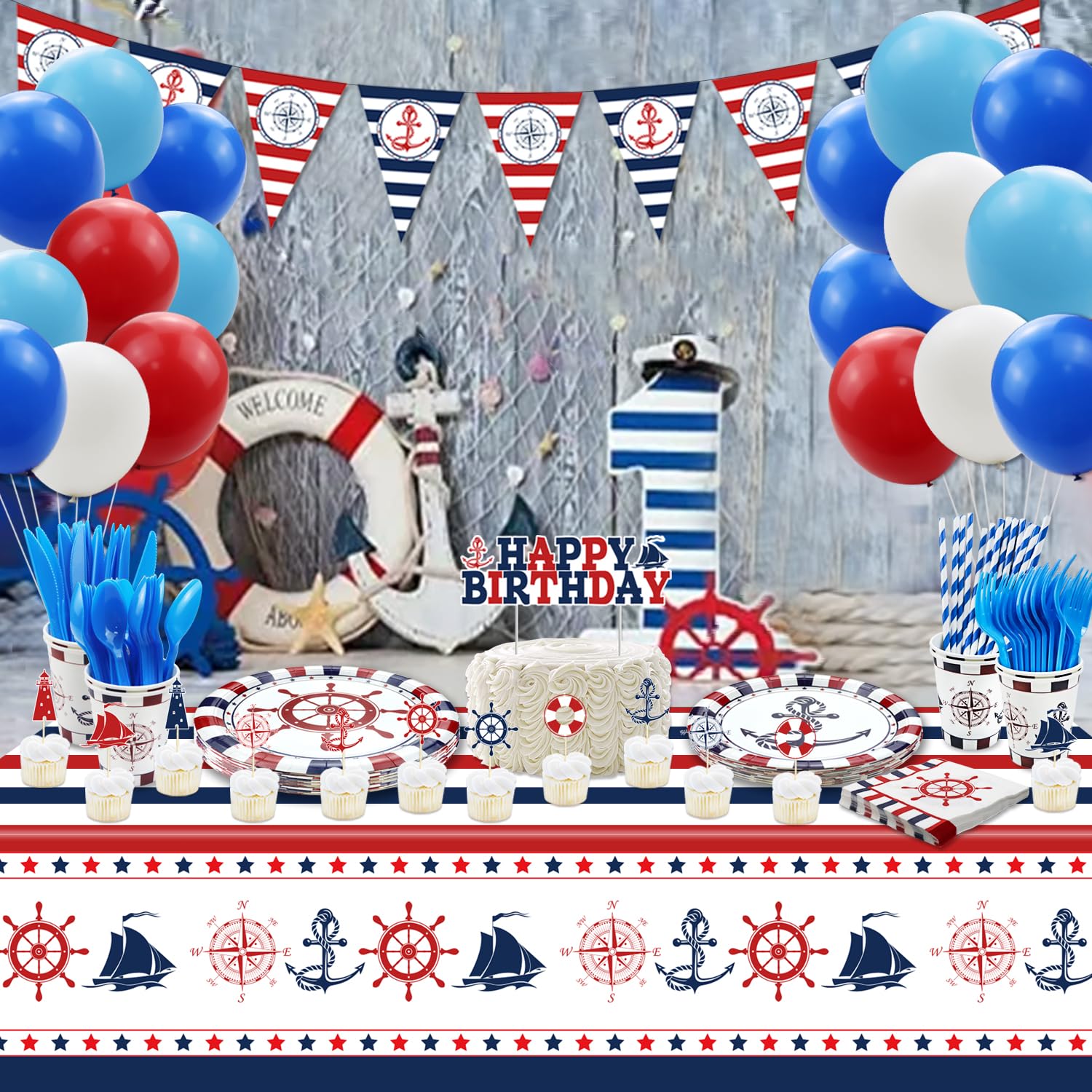 Nautical Party Decorations Nautical Birthday Party