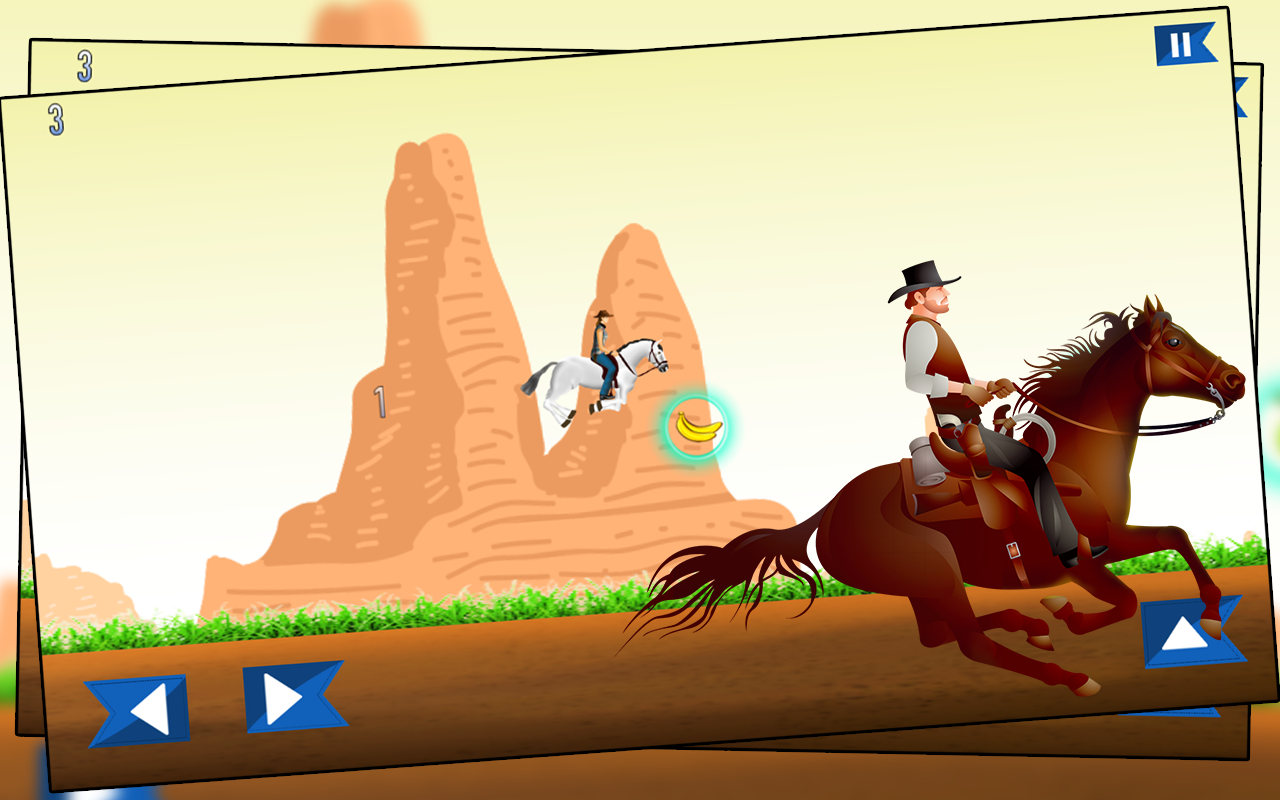 Cowboy Horseback Riding Obstacle Second Race : The western horse ...