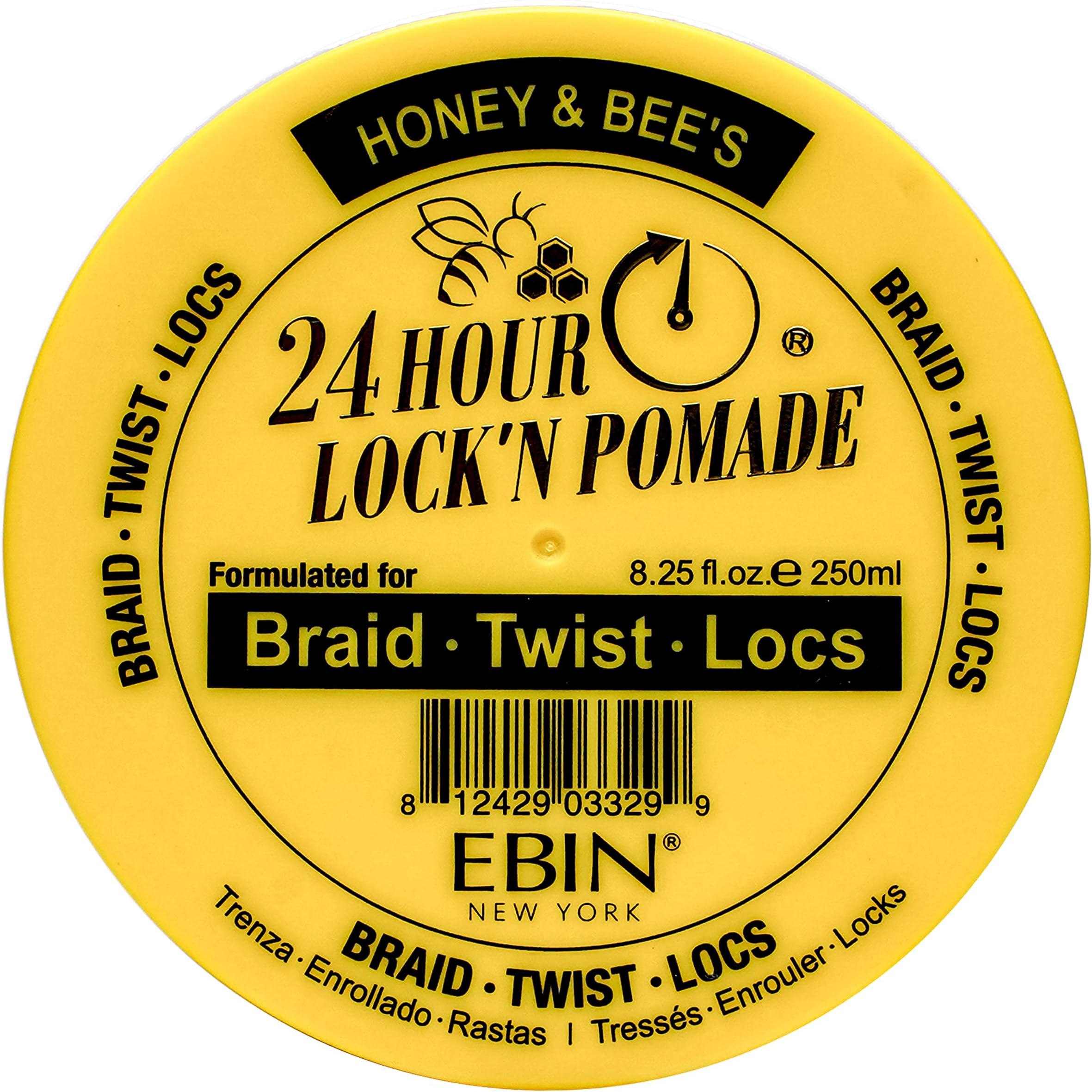 Amazon.com : EBIN NEW YORK Braid Formula Conditioning Gel, Medium Hold ...