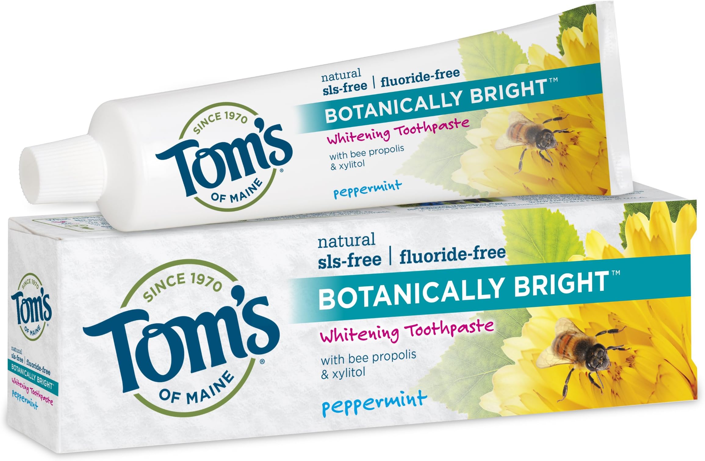 Amazon.com : Tom's Of Maine Botanically Bright Whitening Toothpaste ...