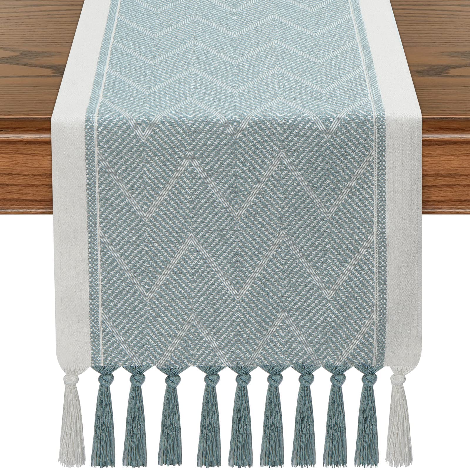 FRAMICS Farmhouse Boho Table Runner 72 Inches Long Boho Table Runner ...