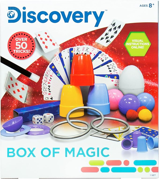 Amazon.com: Discovery Box of Magic, At-Home STEM Kits For Kids Age 8 ...