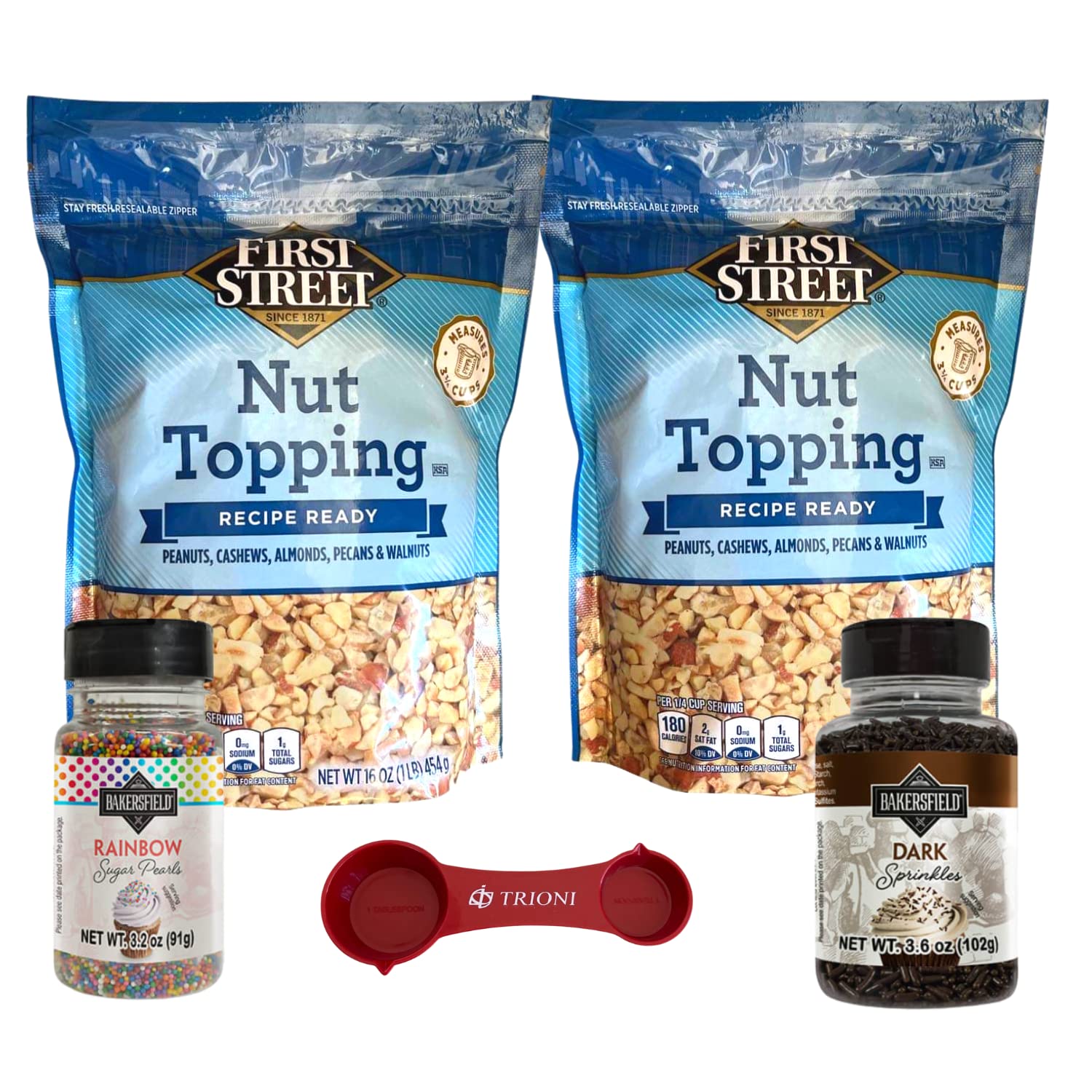 Amazon.com: Crunch Coat Ice Cream Toppings First Street Bundle With Two ...