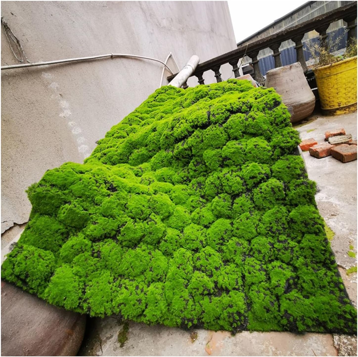Amazon.com: SCITOY Artificial Moss Sheet, Green Moss Mat Plant Panel ...