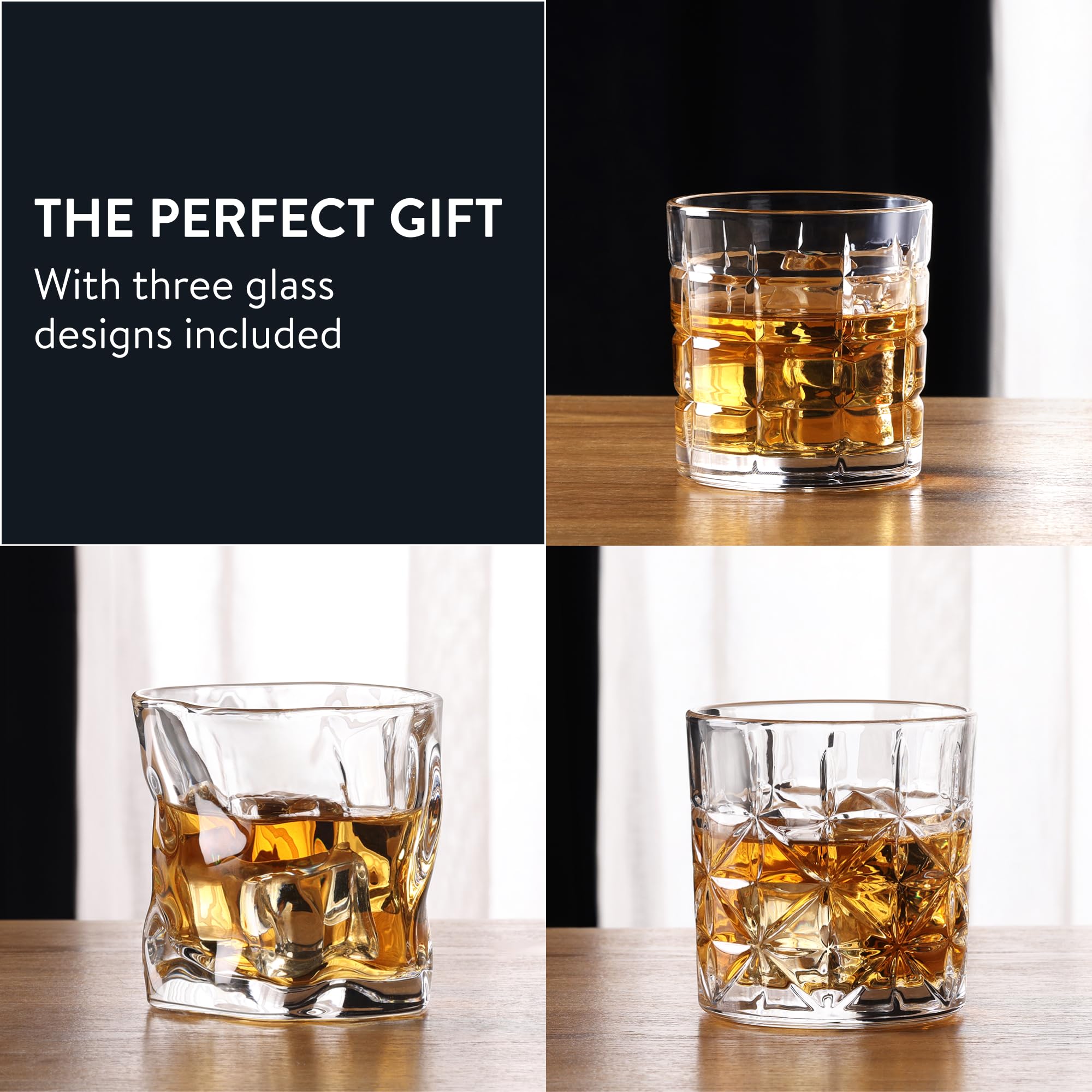 Snapklik.com : ELIXIR GLASSWARE Old Fashioned Whiskey Glasses Set ...