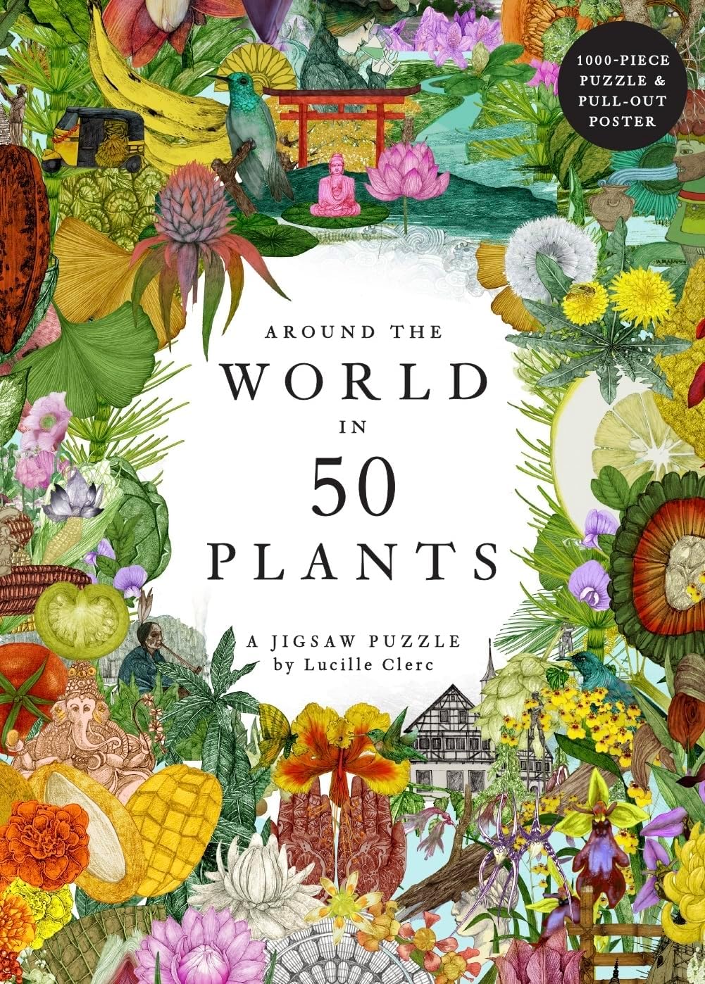 Around the World in 50 Plants 1000 Piece Puzzle: A 1000-Piece Jigsaw ...