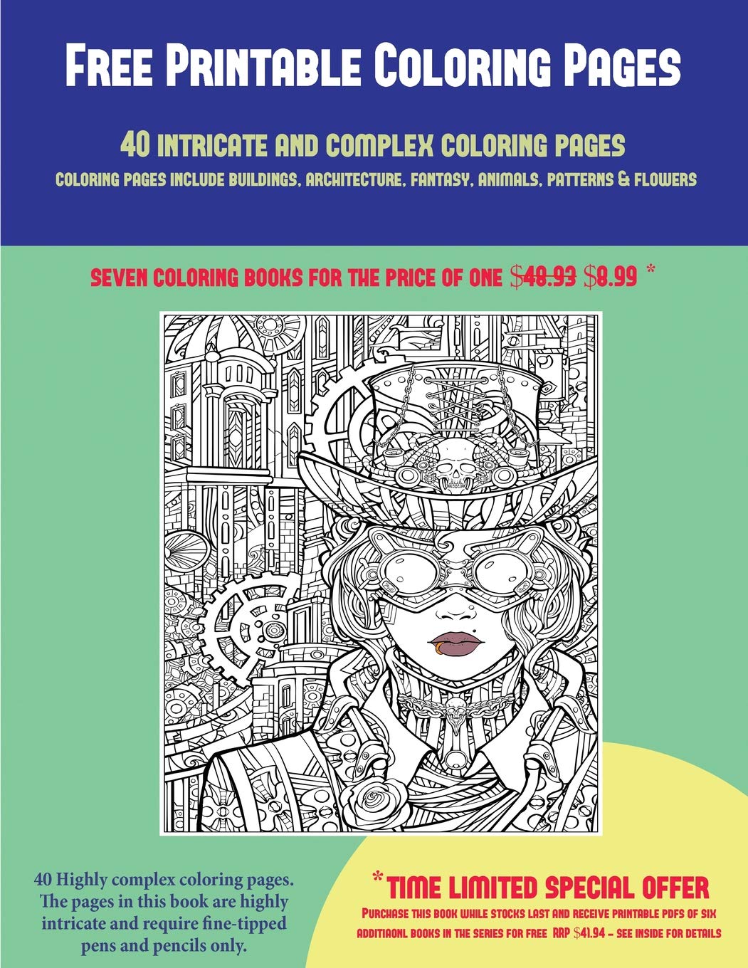Free Complex Coloring Pages For Adults