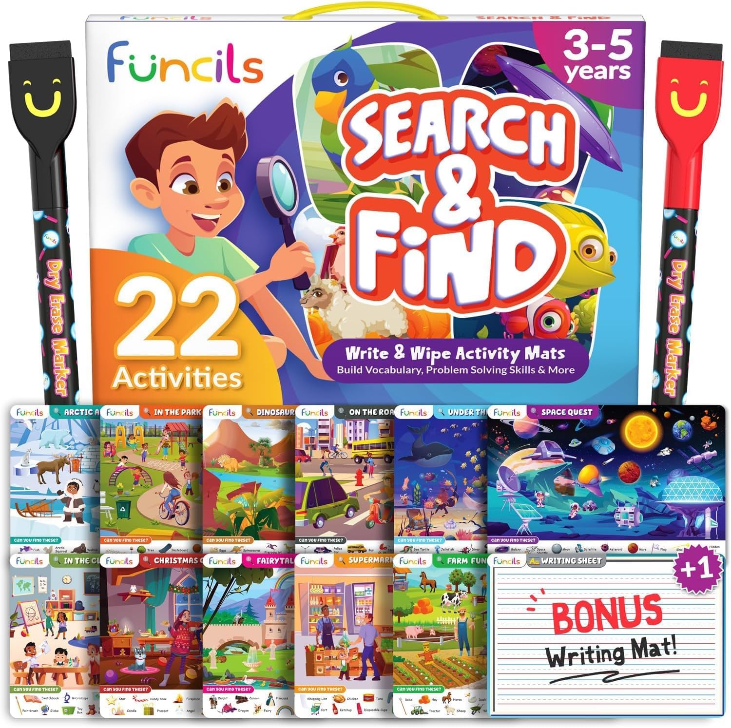 Funcils Search and Find for Kids & Toddlers - Preschool Learning ...