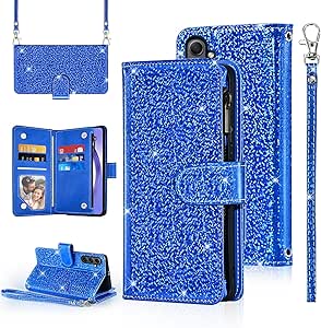Amazon.com: Furiet Polka dots Wallet Case for Samsung Galaxy A54 5G with Wrist Strap Shoulder ...
