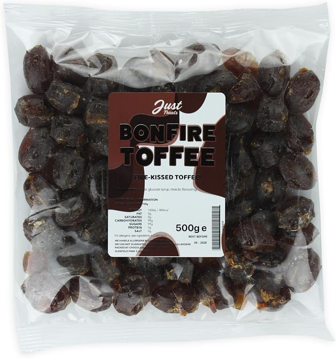Just Treats Bonfire Toffee 500g Share Bag : Amazon.co.uk: Grocery