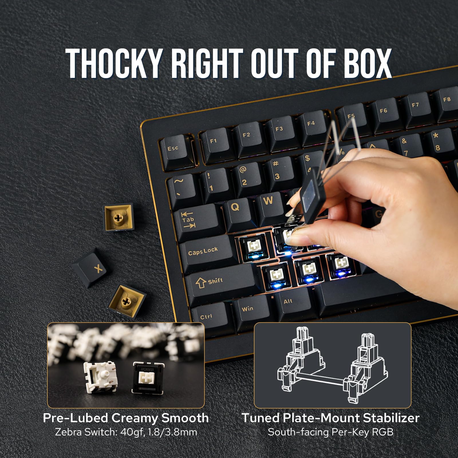 Snapklik.com : EPOMAKER Tide75 Upgraded QMK/VIA 75% Wireless Aluminum ...