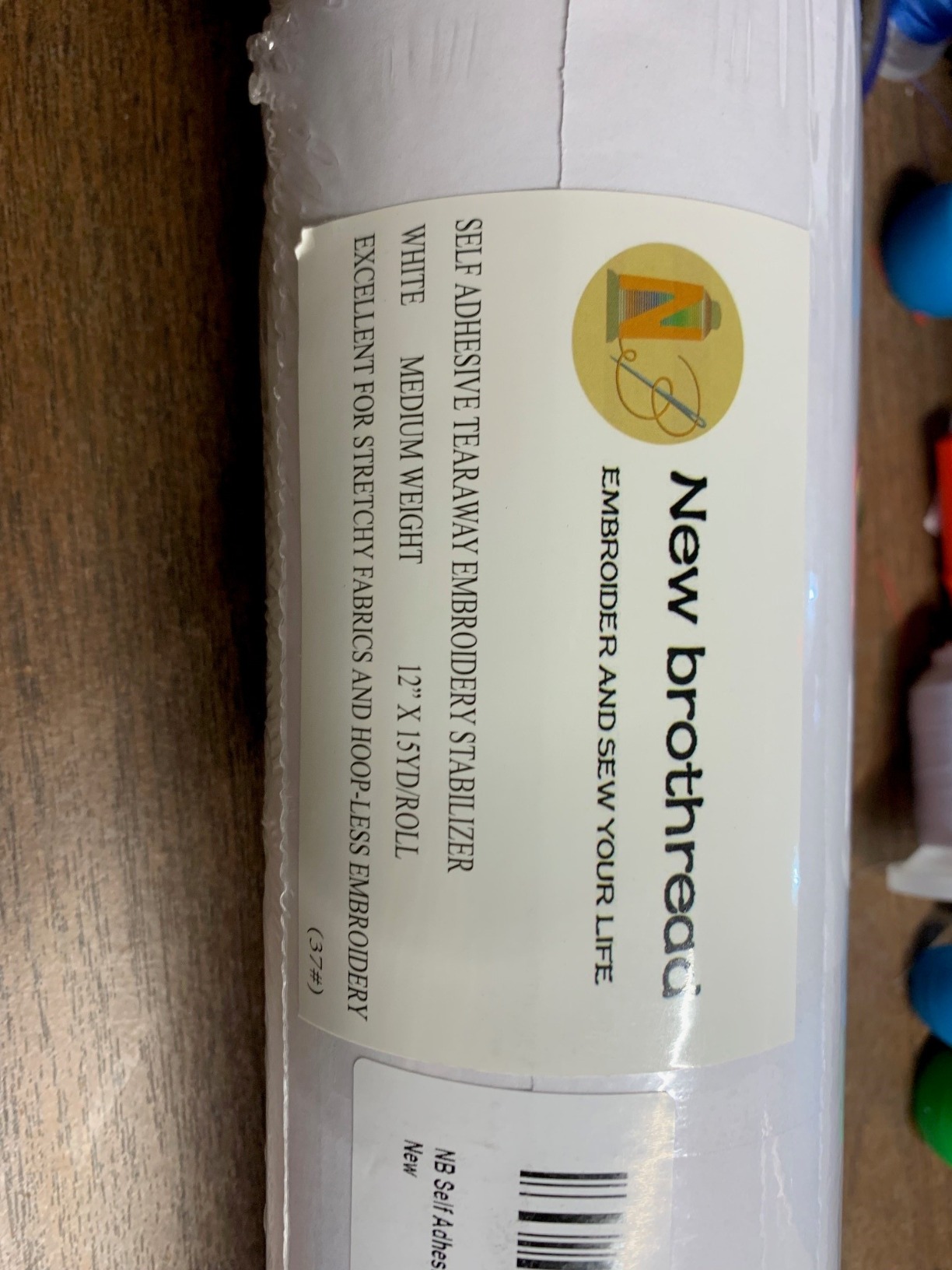 $5/mo - Finance New brothread Sticky Self-Adhesive Tear Away Embroidery ...