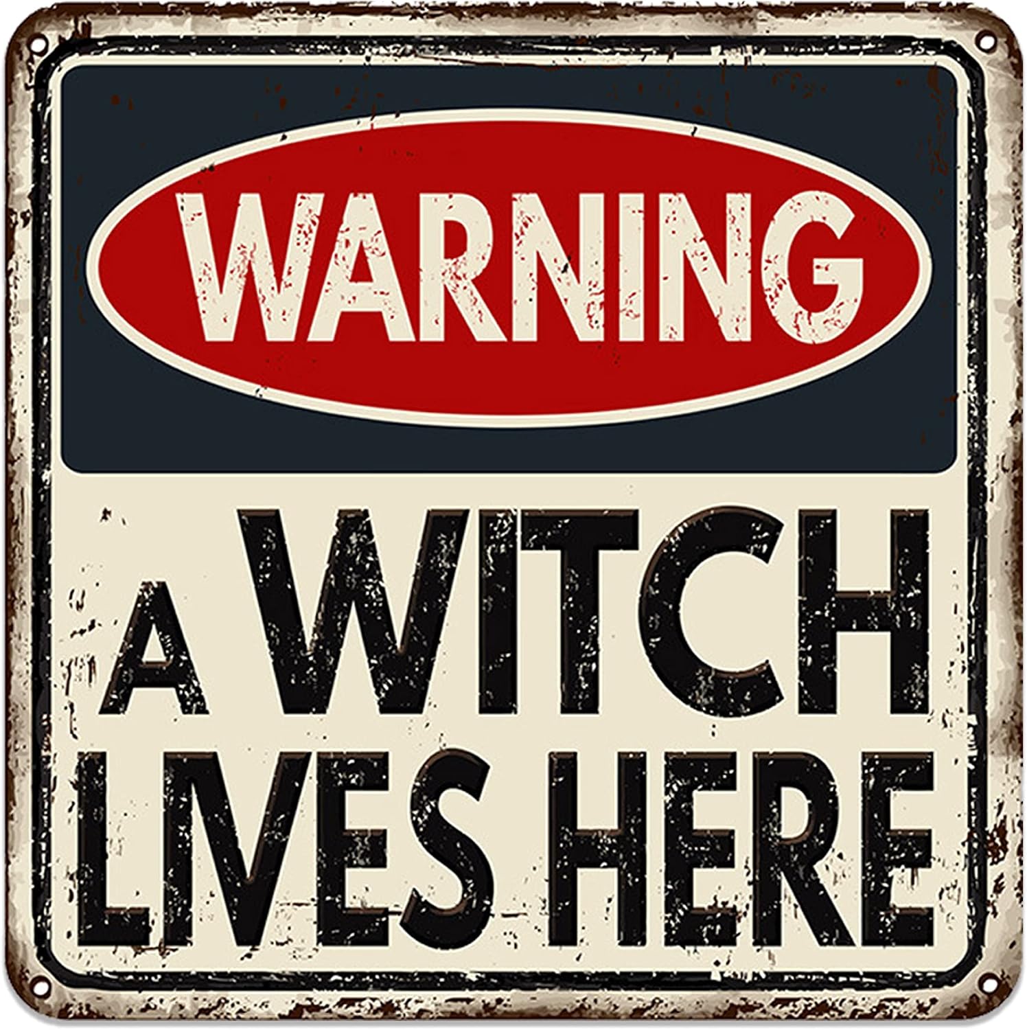 Amazon.com : Kaliosy Halloween Haunted House Decorations Beware Signs ...